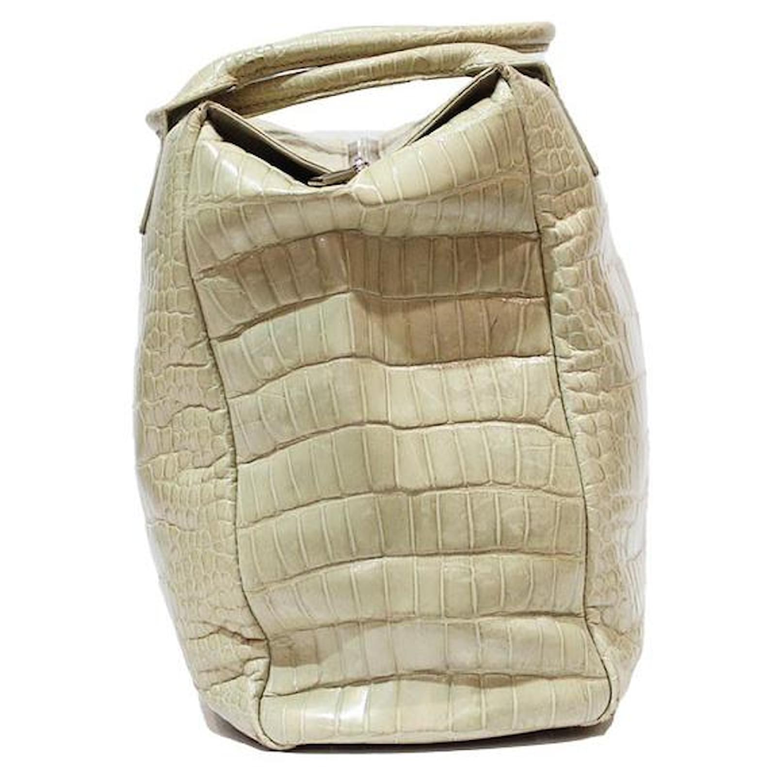 Zilli Handbags Beige Exotic leather ref.789058 - Joli Closet