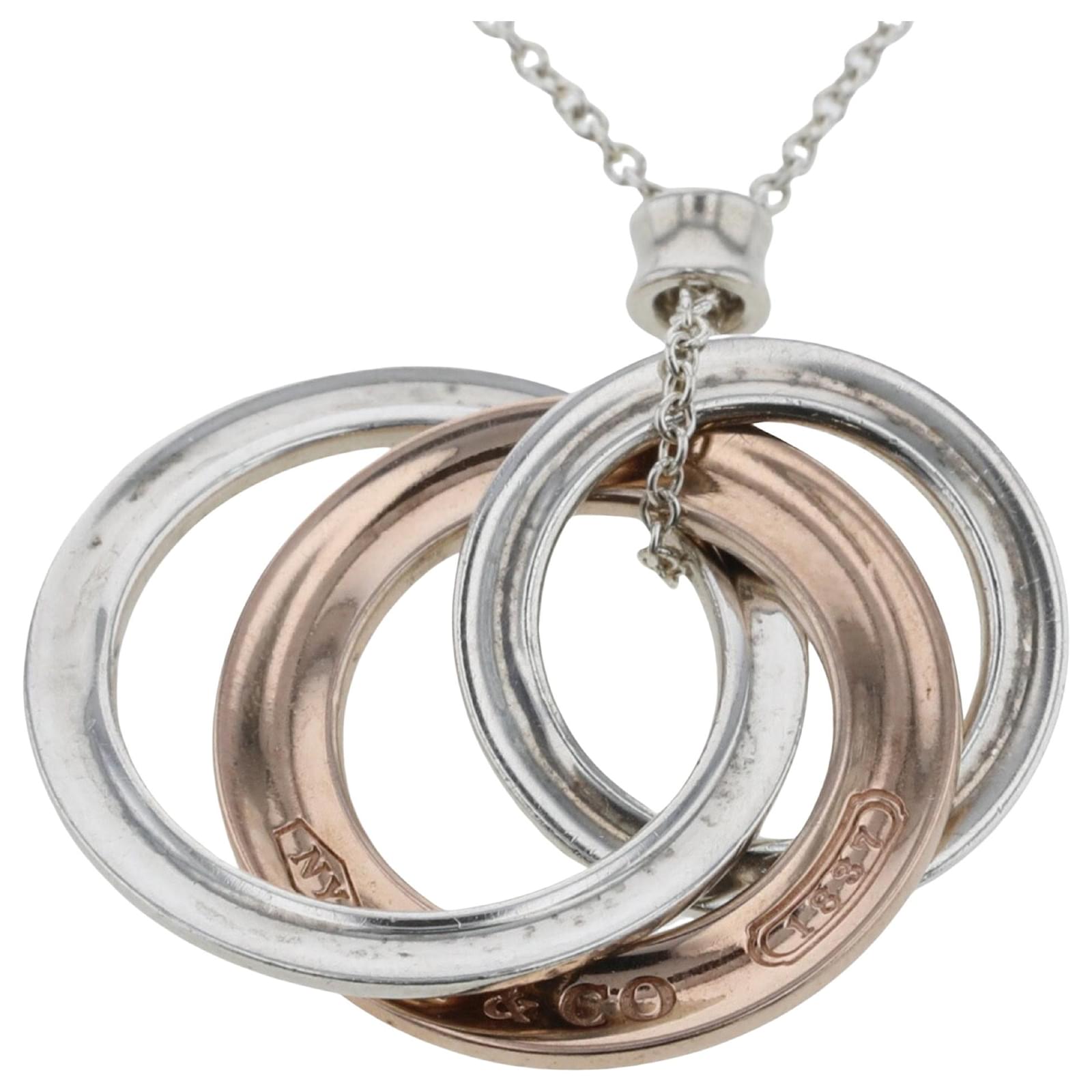 TIFFANY & CO. Interlocking Circles Silvery Silver ref.789064 - Joli Closet