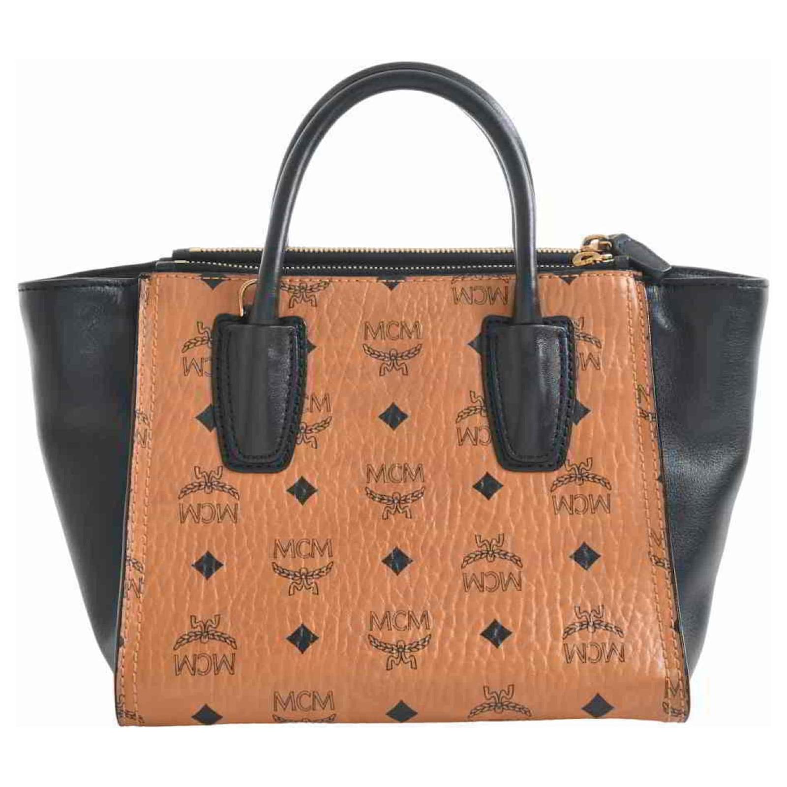MCM Visetos Brown Cloth ref.789072 - Joli Closet