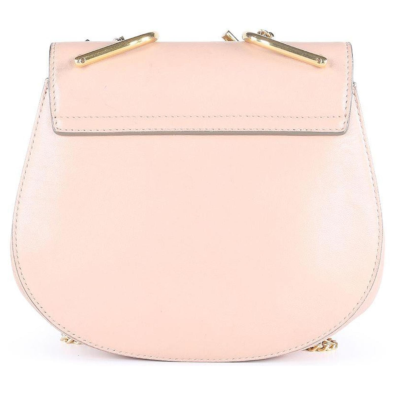Chloé Chloe Light Pink Leather Mini Drew Shoulder Bag ref.789967 - Joli ...