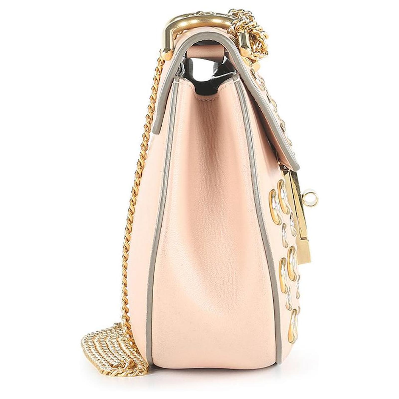Chloé Chloe Light Pink Leather Mini Drew Shoulder Bag ref.789967 - Joli ...