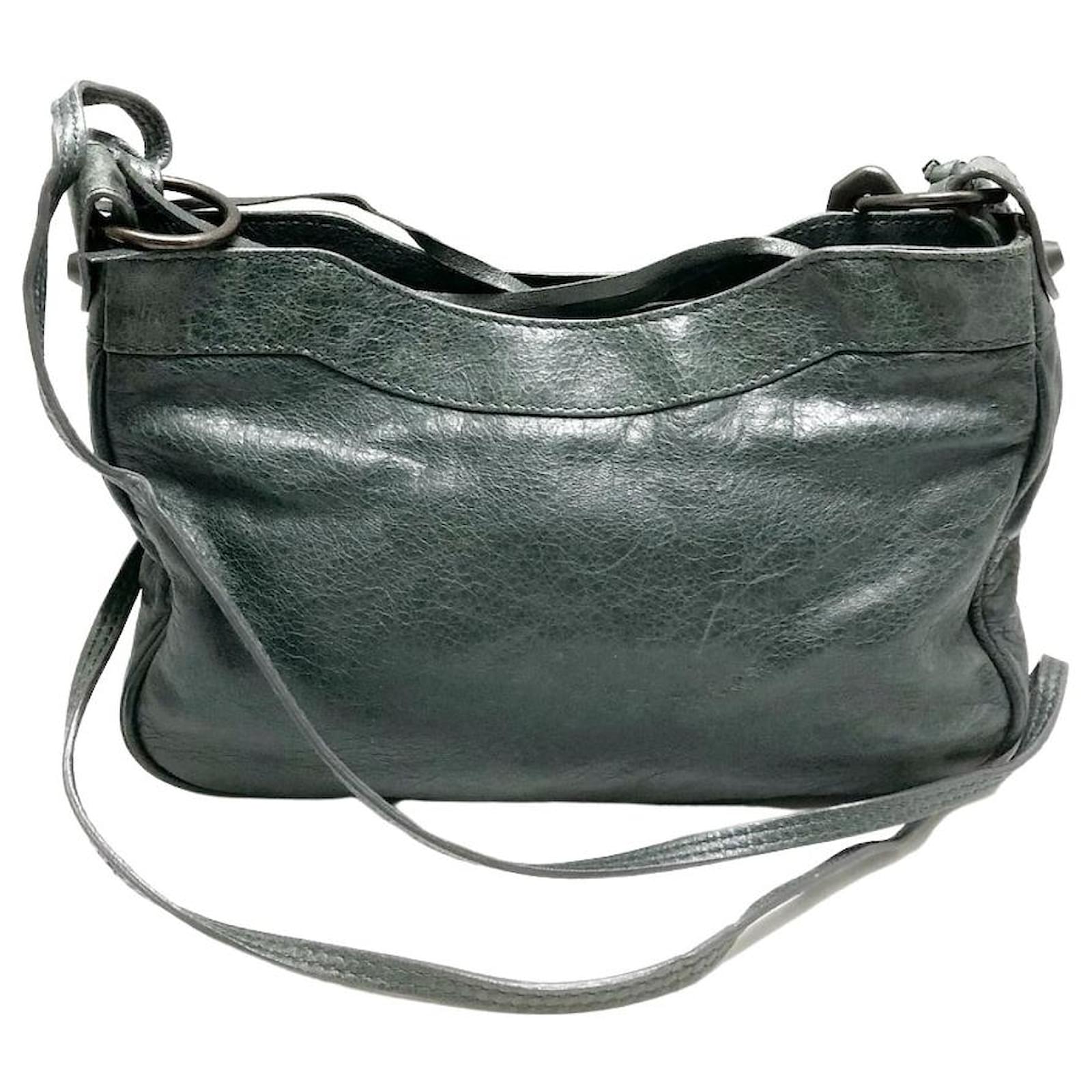Balenciaga Hip Green Leather ref.790064 - Joli Closet