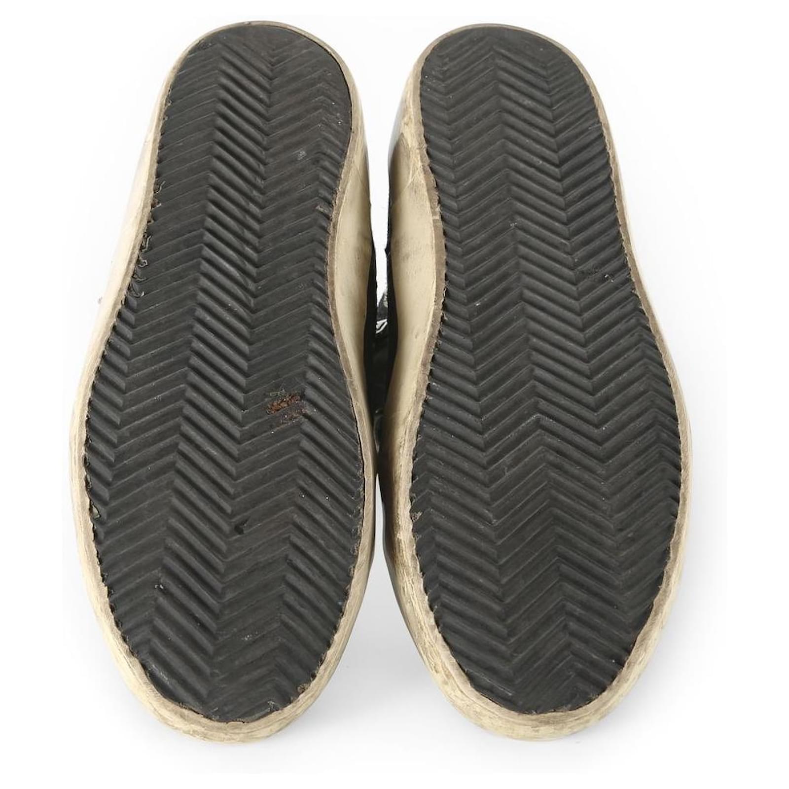 Golden Goose Sneakers Alte in Pelle Scamosciata Marina Blu Blu navy ...