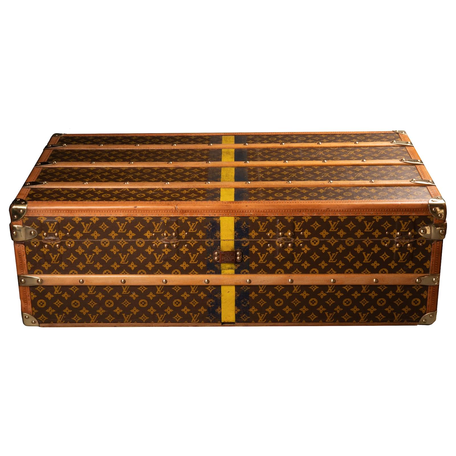 Louis Vuitton Trunk Brown Cloth ref.790307 - Joli Closet