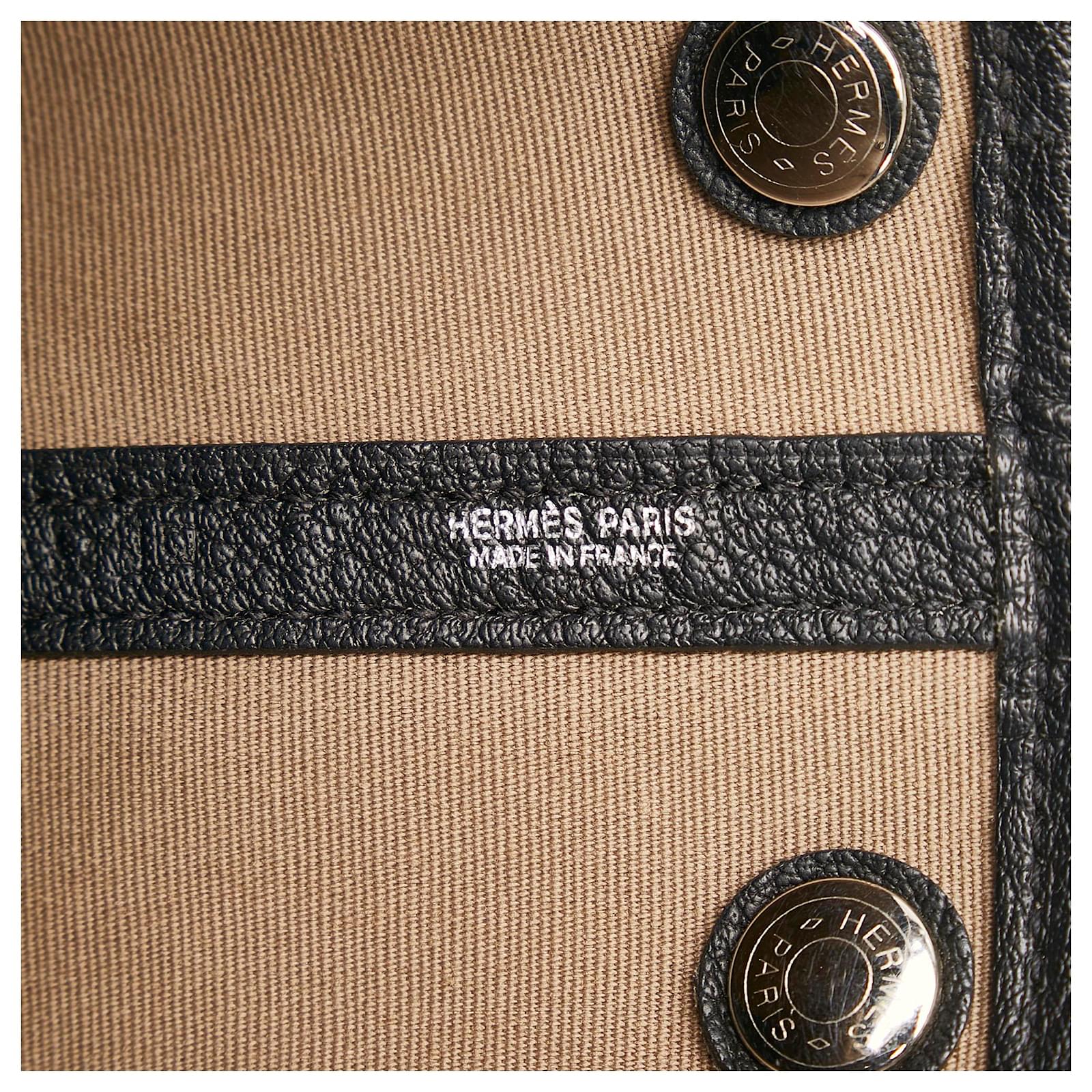 Hermès Hermes Brown Garden Party 30 Beige Cloth Cloth ref.791434 - Joli ...