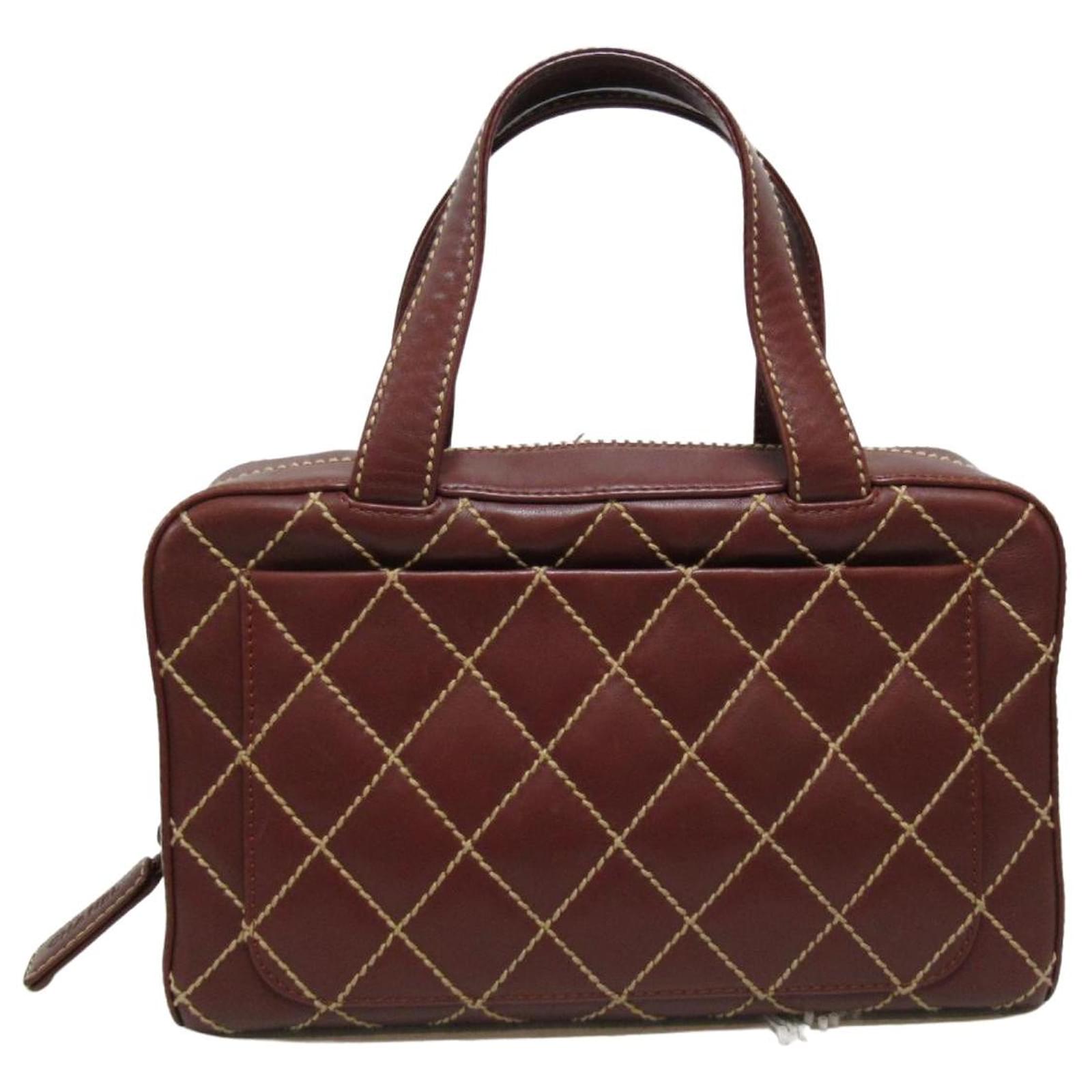 Chanel Wild Stitch Brown Leather ref.793090 - Joli Closet