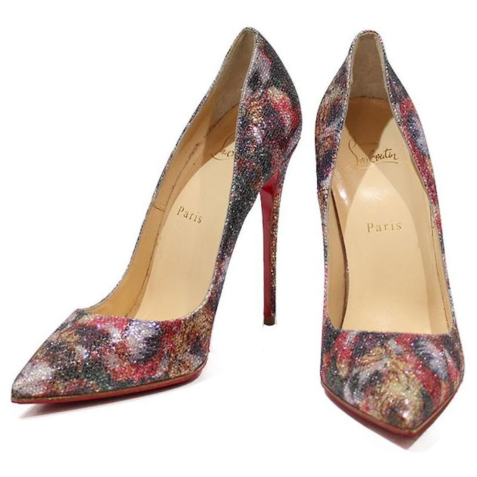 Christian Louboutin Heels Multiple colors Leather ref.793413 - Joli Closet