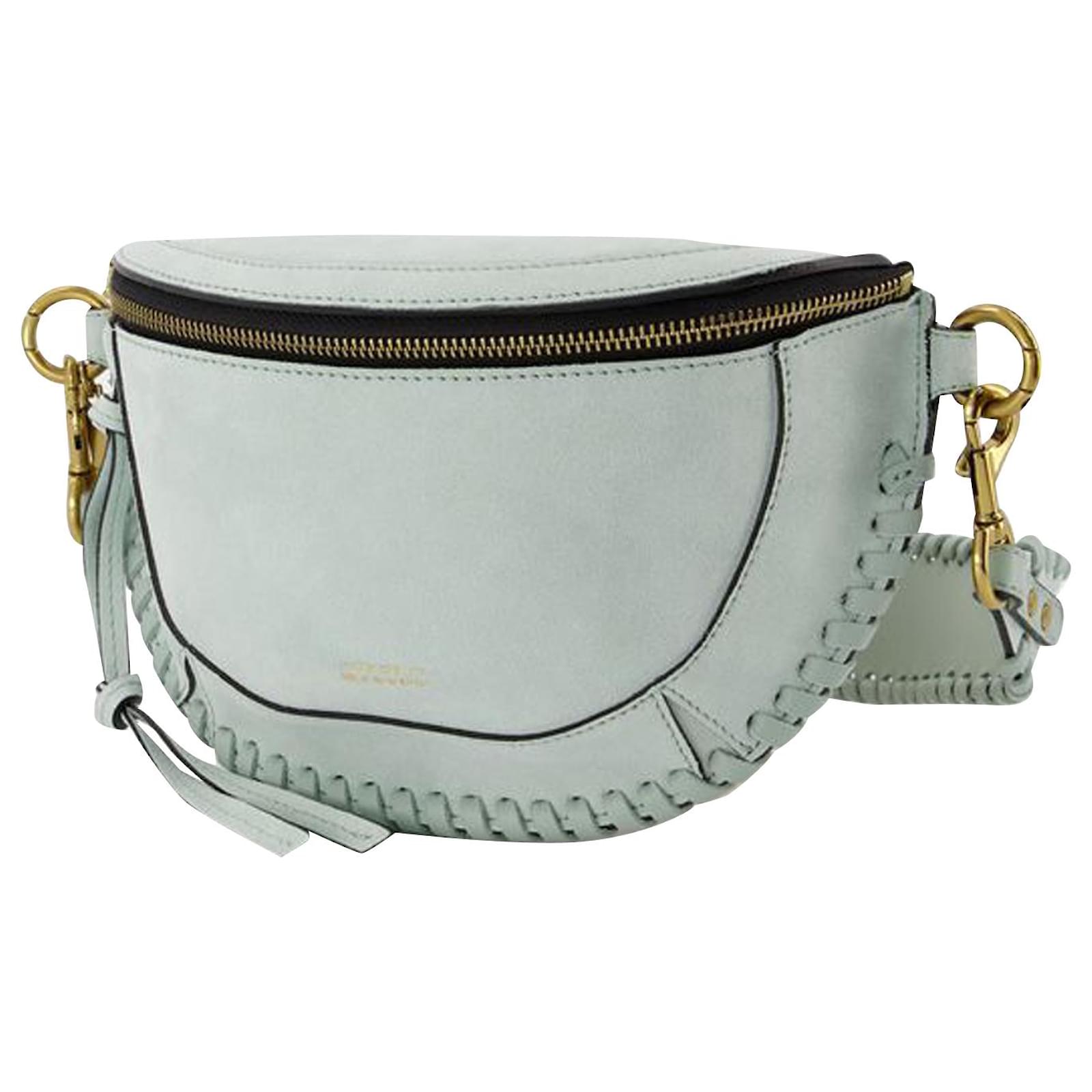 Sac à bandoulière Skano-Gb - Isabel Marant - Céladon - Cuir Vert ref ...