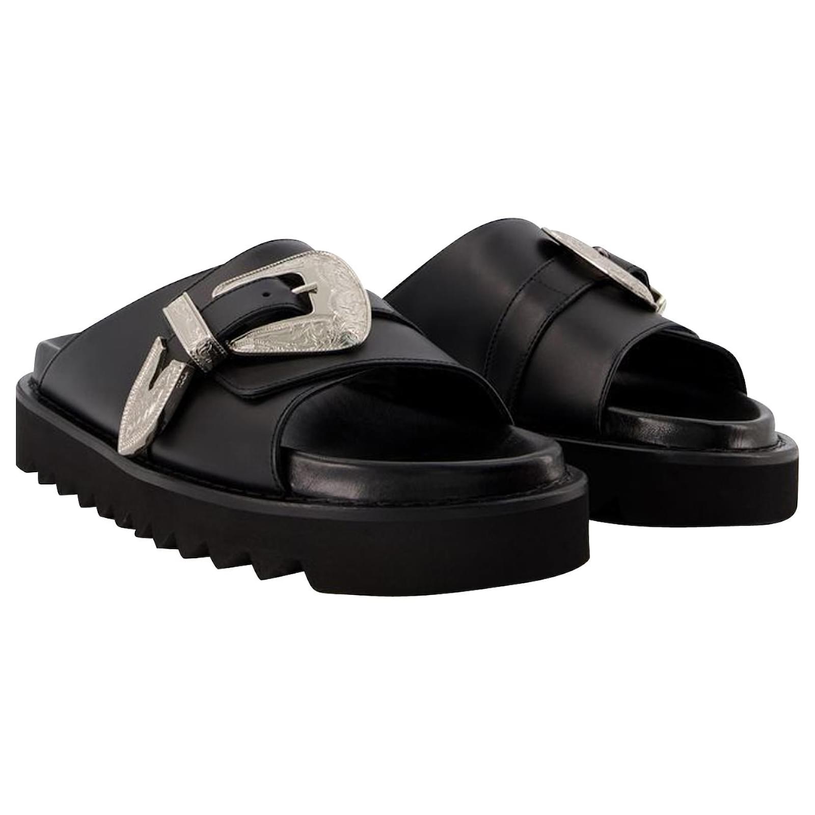 Toga Pulla AJ1248 Slides - Toga Virilis - Black - Leather ref.794547 ...