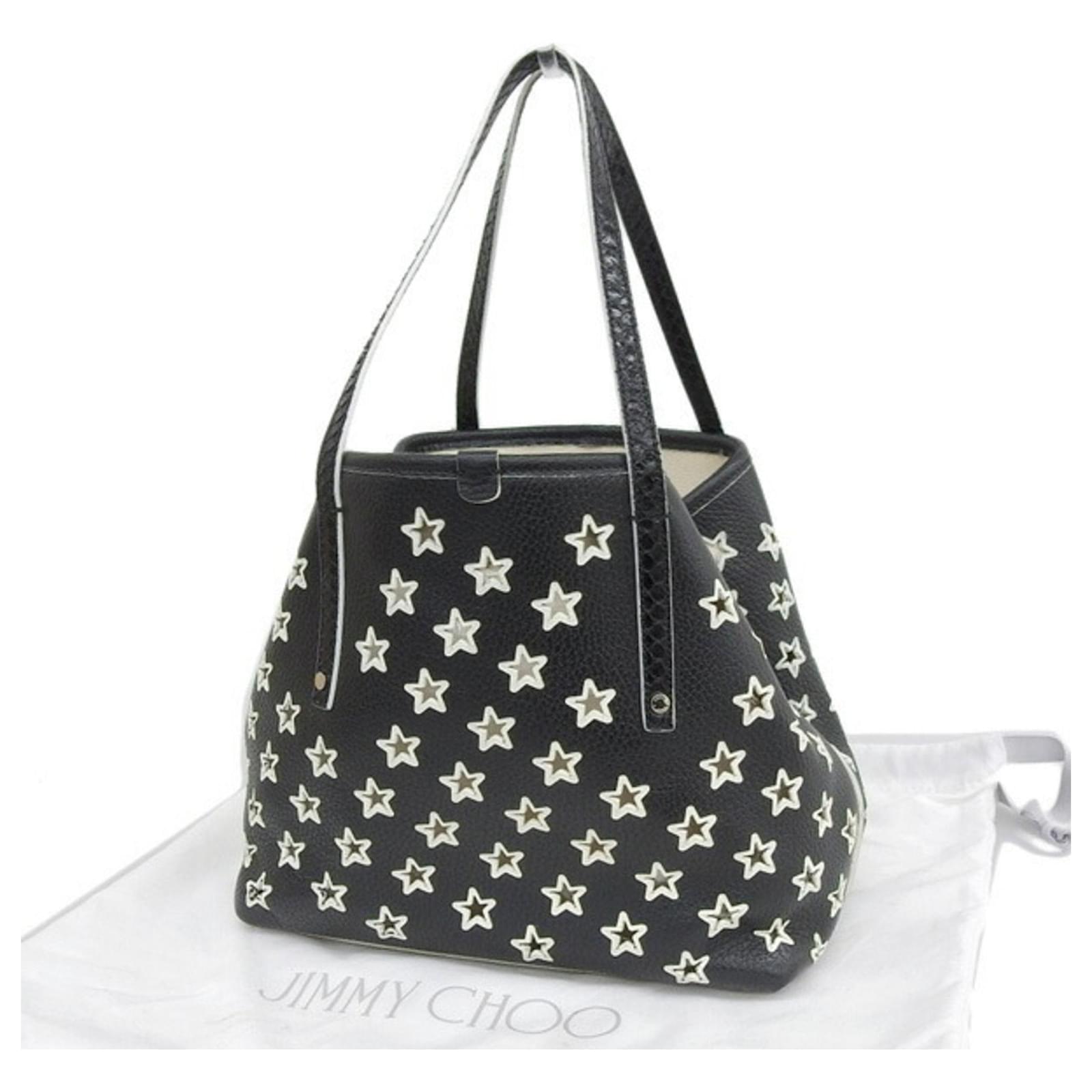 Jimmy Choo Star studs Black Leather ref.794819 - Joli Closet