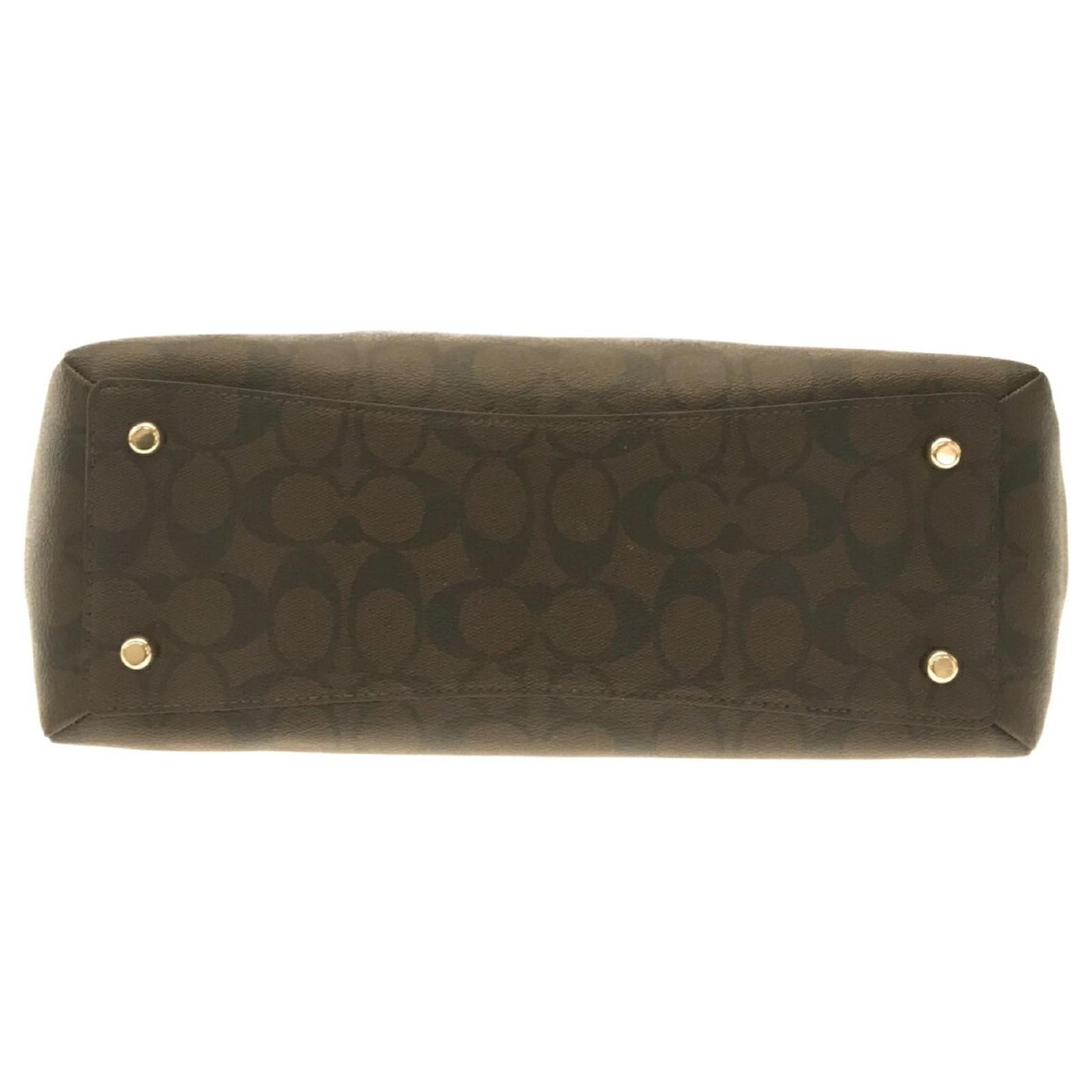 Coach Signature Brown Cloth ref.794840 - Joli Closet