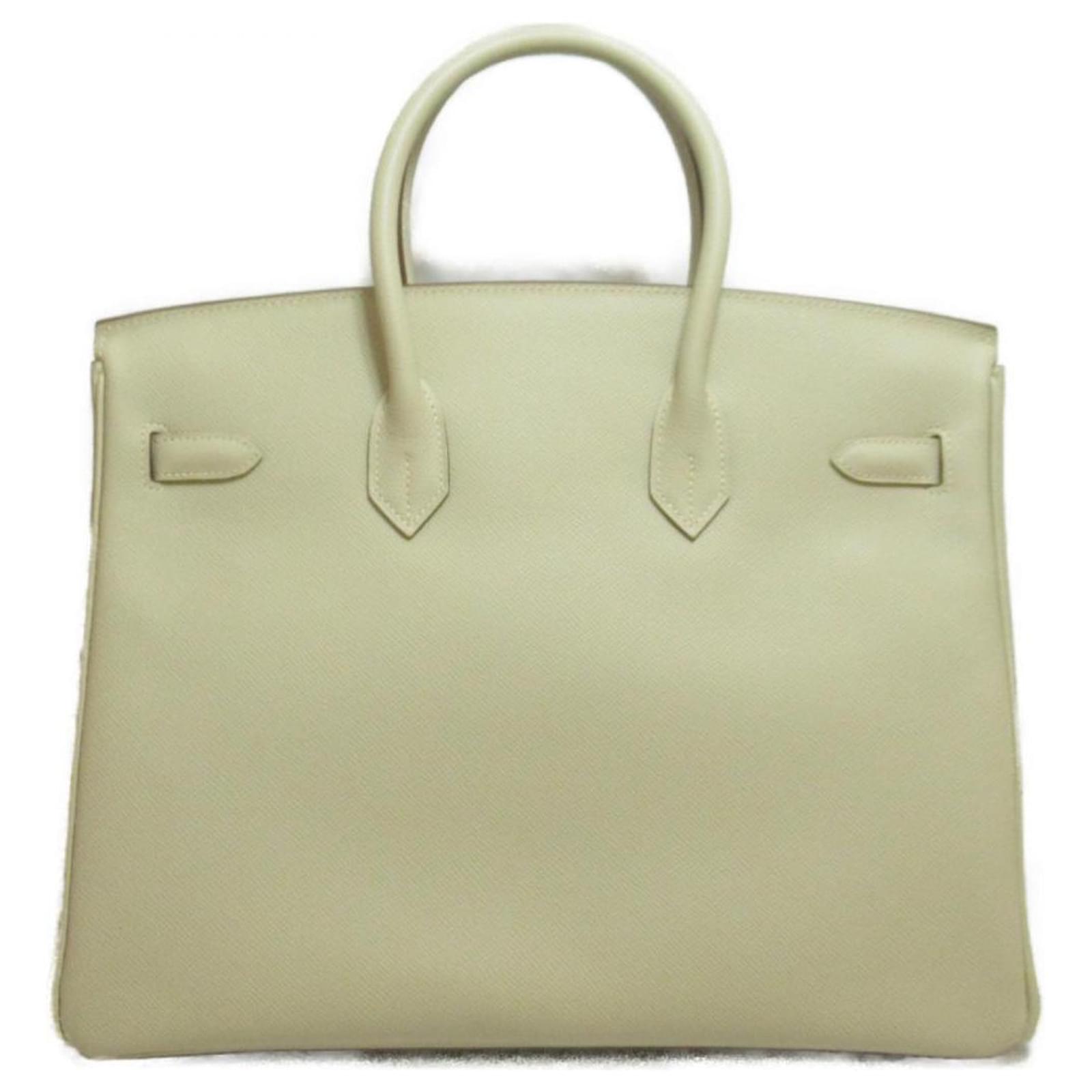 Hermès HERMES BIRKIN 35 Cream Leather ref.794982 - Joli Closet
