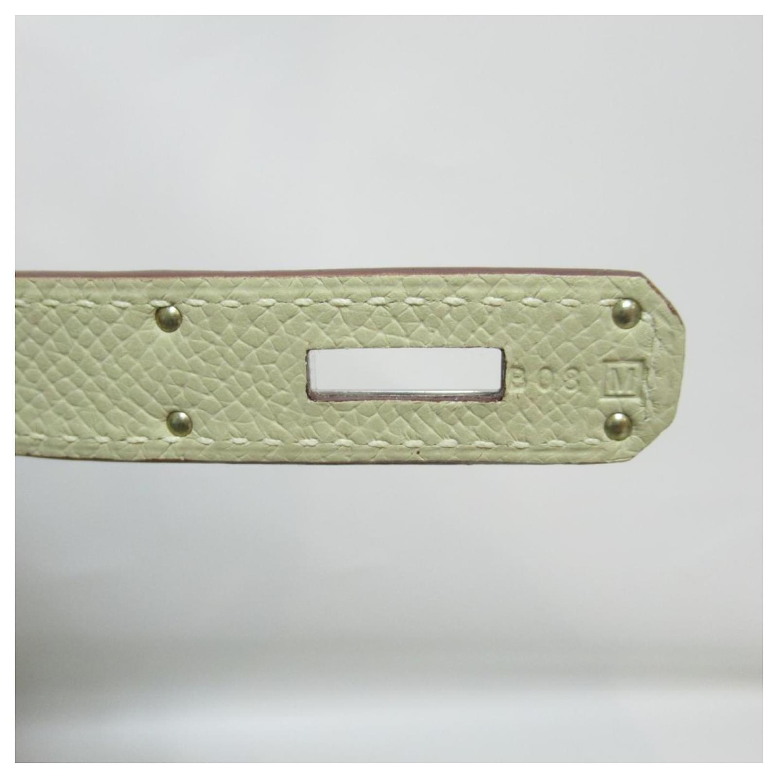 Hermès HERMES BIRKIN 35 Cream Leather ref.794982 - Joli Closet