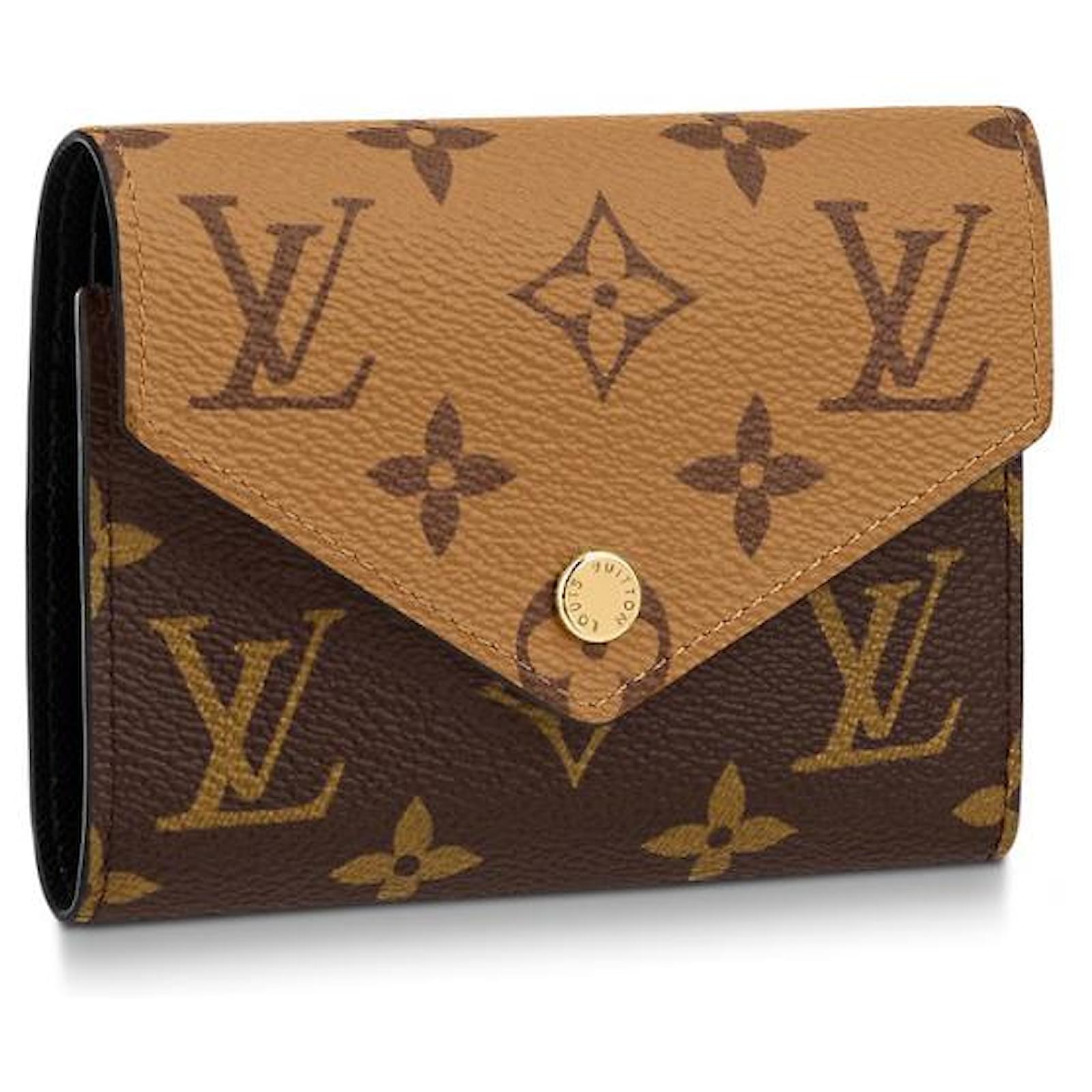 Louis Vuitton LV Victorine wallet mono reverse Brown ref.795490 - Joli ...