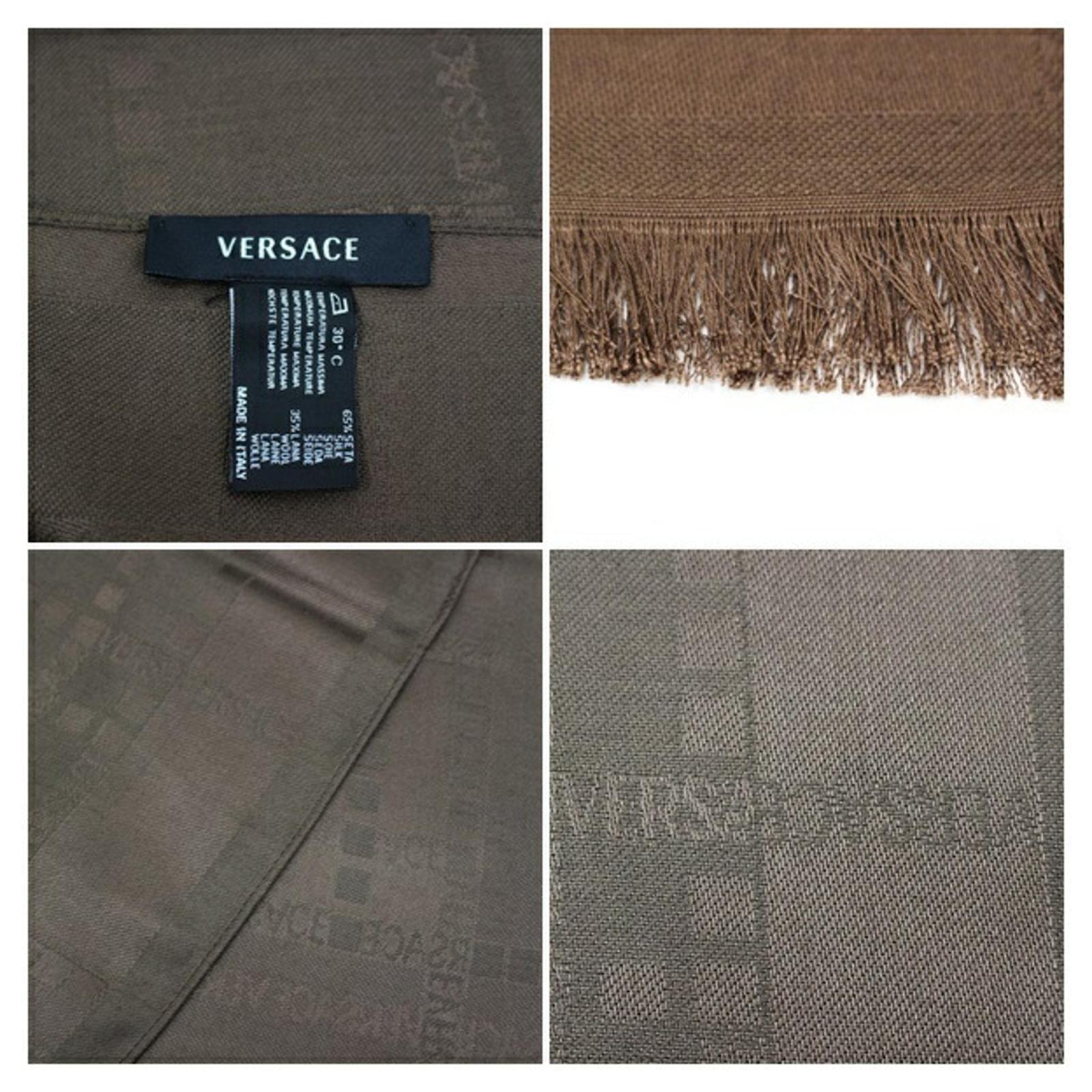 VERSACE Brown Silk ref.796347 - Joli Closet
