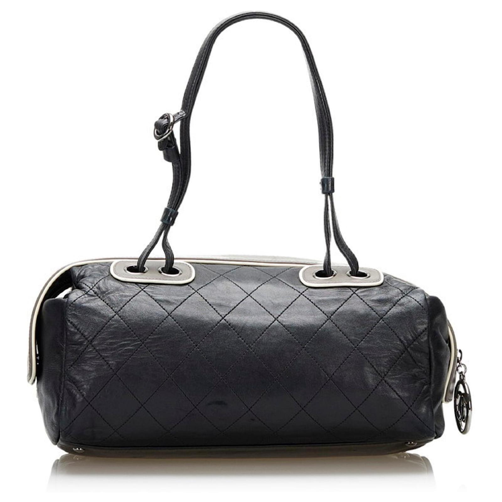 Chanel Bowling Black Leather ref.796351 - Joli Closet