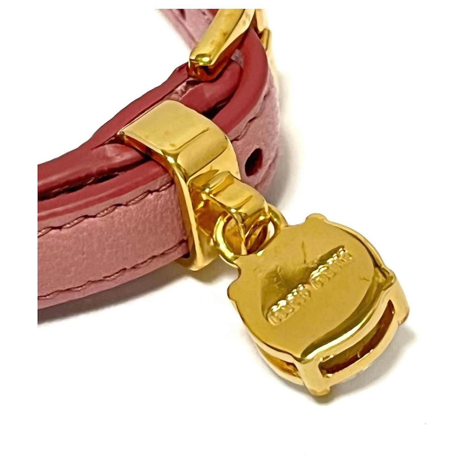 miu miu Cuir Rose ref.797429 - Joli Closet