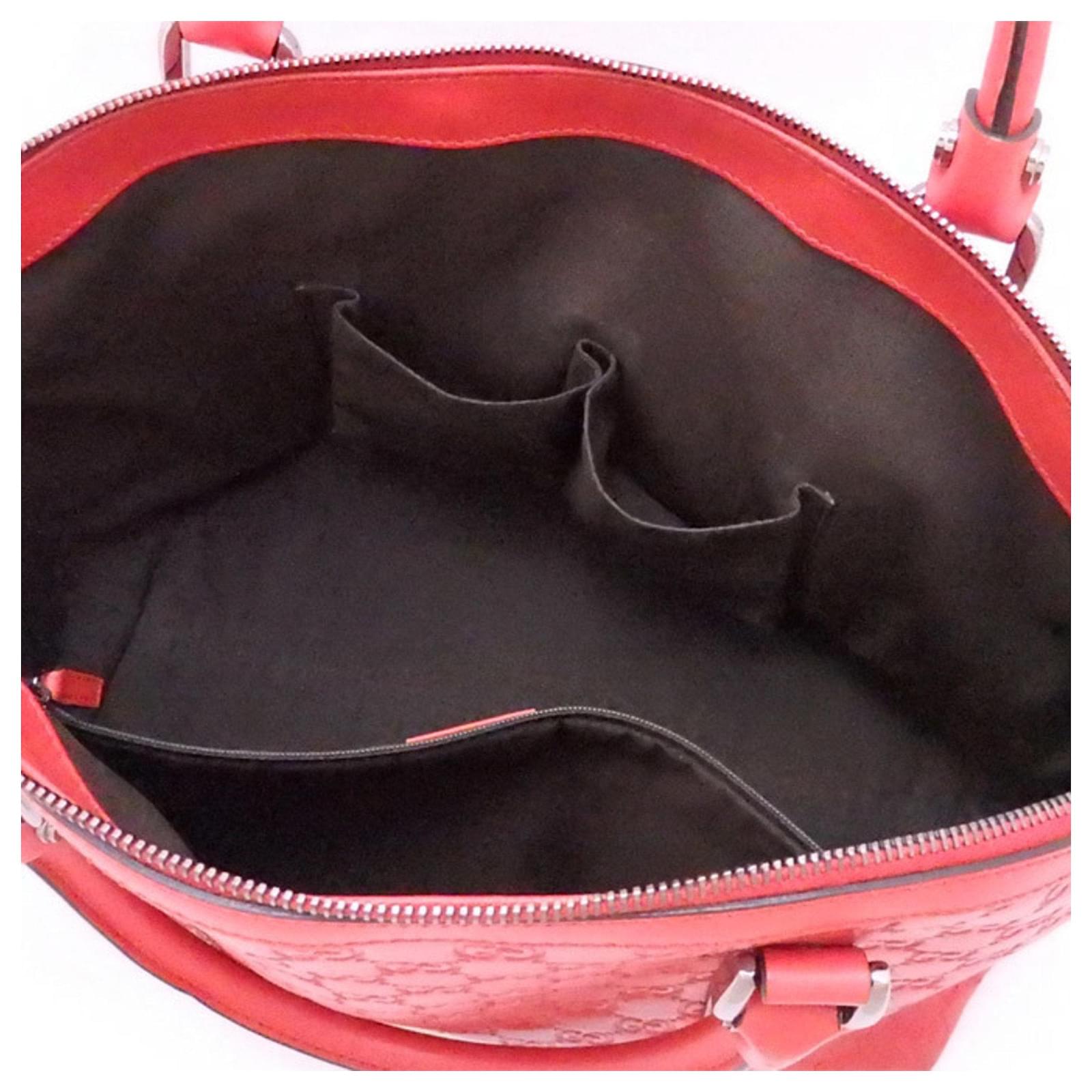 Gucci Interlocking G Red Leather ref.797979 - Joli Closet