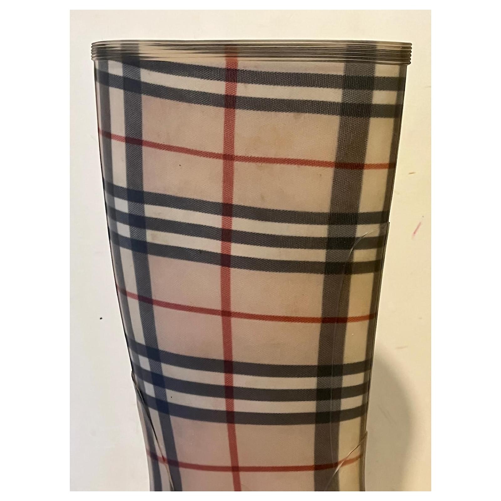 Burberry Wellington boots in nova check Multiple colors Beige ref ...