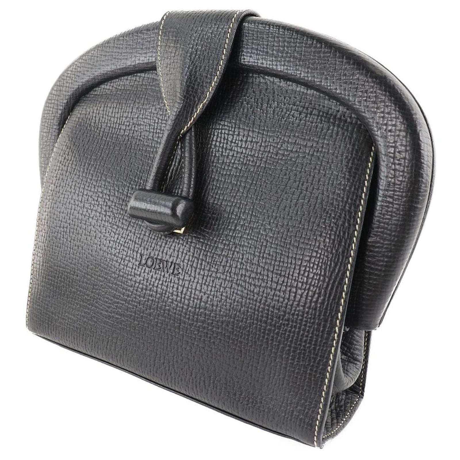 Loewe-Logo Schwarz Leder ref.800154 - Joli Closet