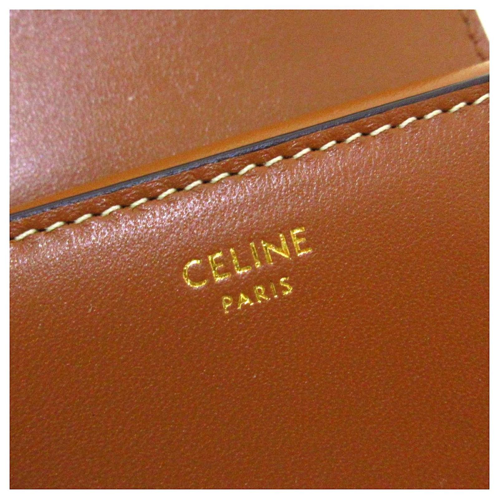 Céline Celine Brown Leather ref.800250 - Joli Closet