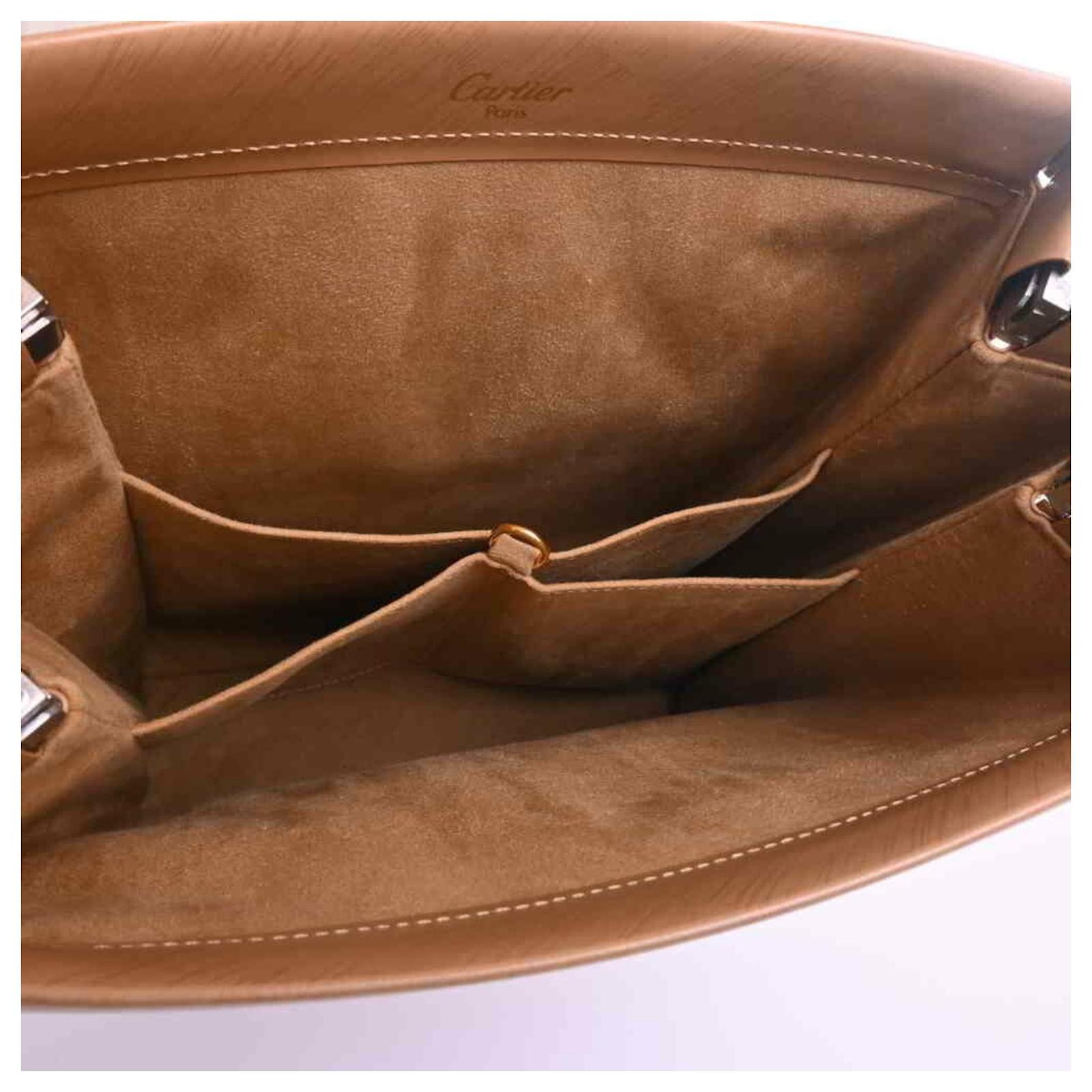 Cartier Trinity Beige Leder ref.800428 - Joli Closet