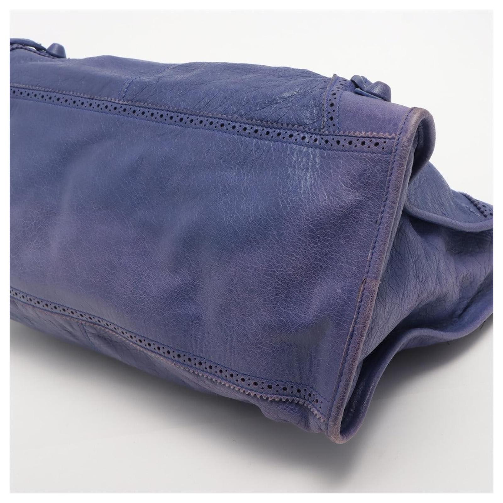 Purple Leather Balenciaga Work ref.800703 - Joli Closet