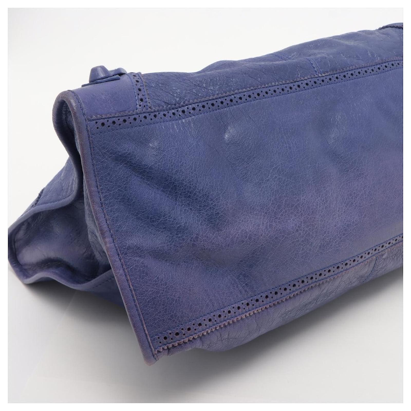 Purple Leather Balenciaga Work ref.800703 - Joli Closet