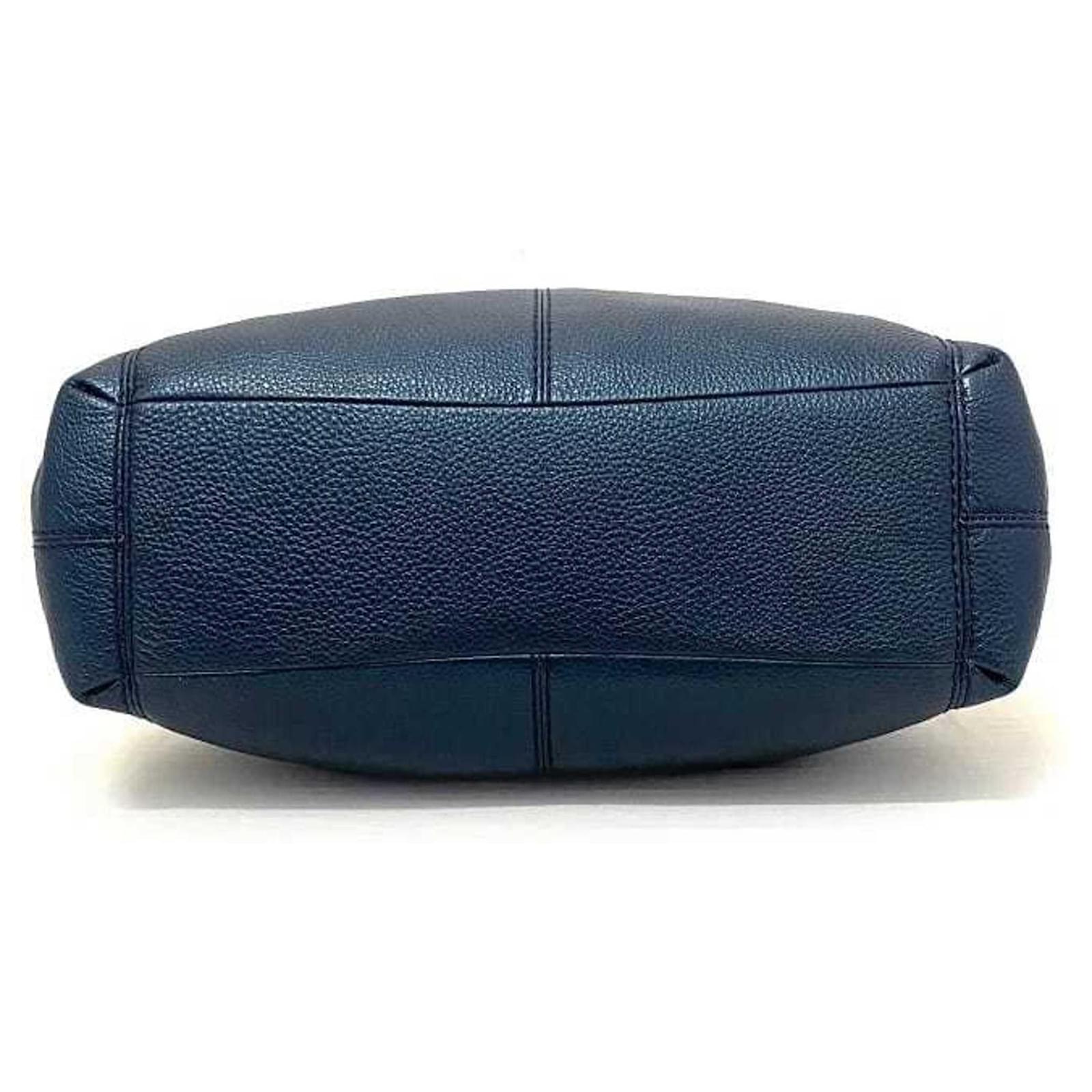 Coach Navy blue Leather ref.800714 - Joli Closet