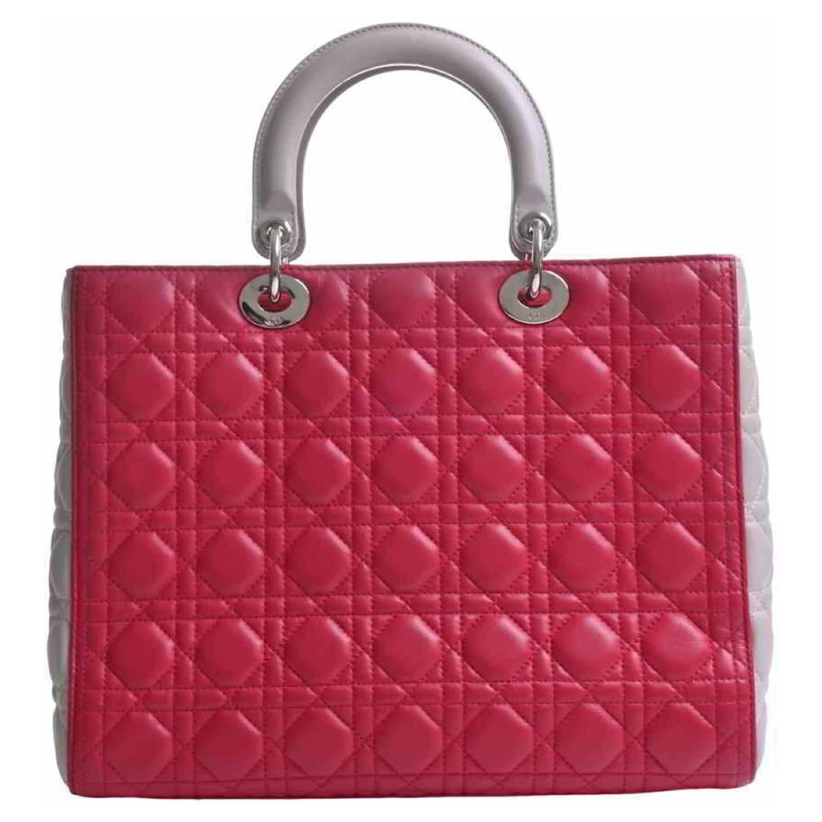 Dior Lady Dior Multiple colors Leather ref.800800 - Joli Closet