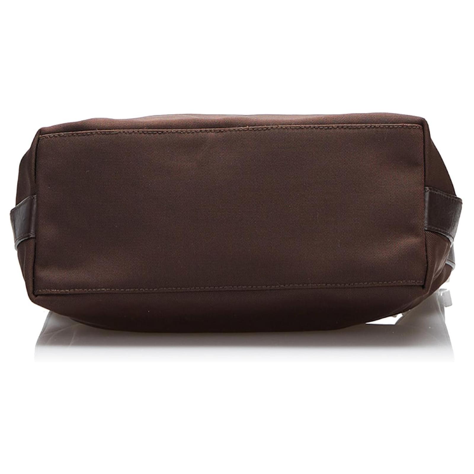 Gucci Brown Canvas Shoulder Bag Dark brown Cloth Cloth ref.801549 ...