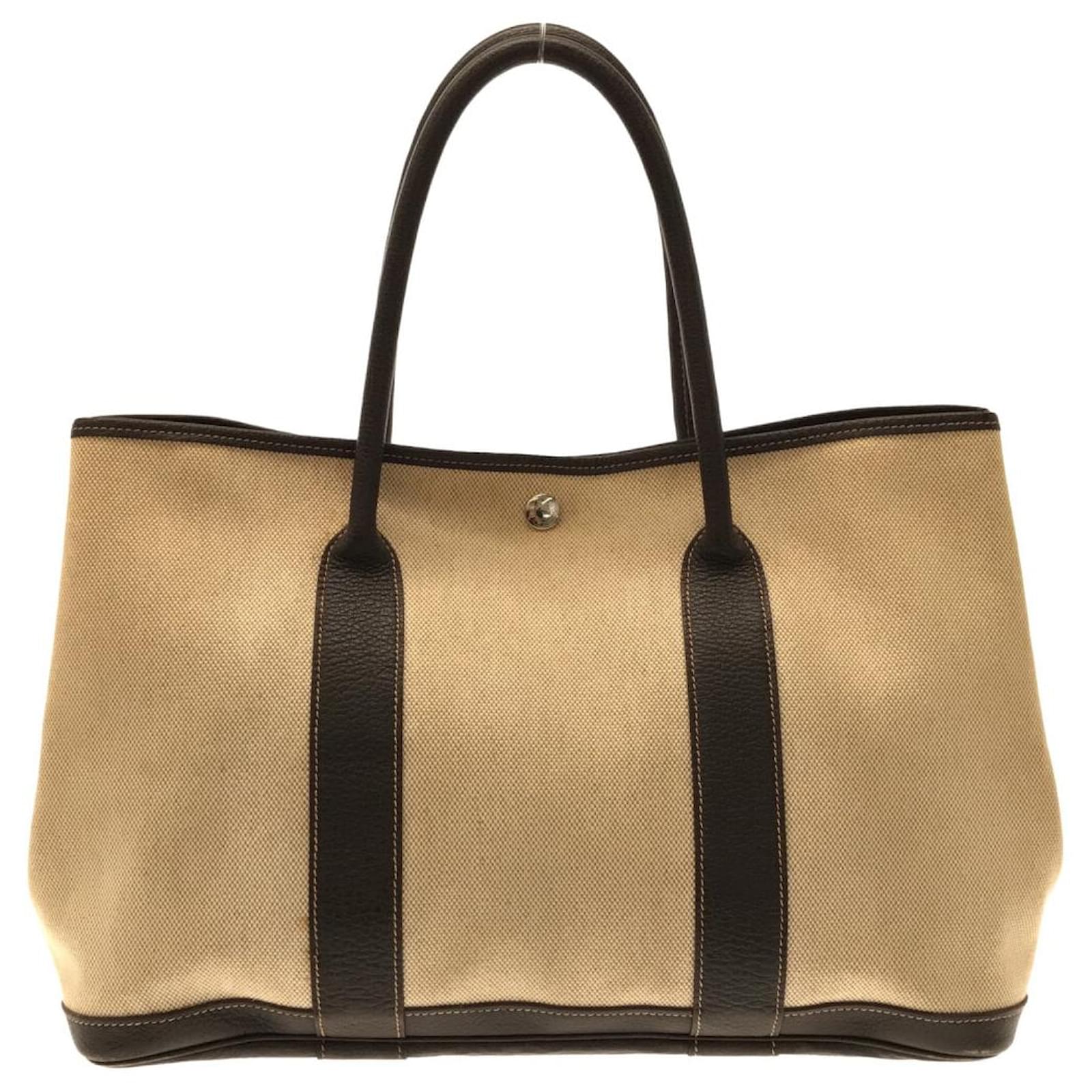 Hermès Garden Party Brown Cloth ref.802430 - Joli Closet