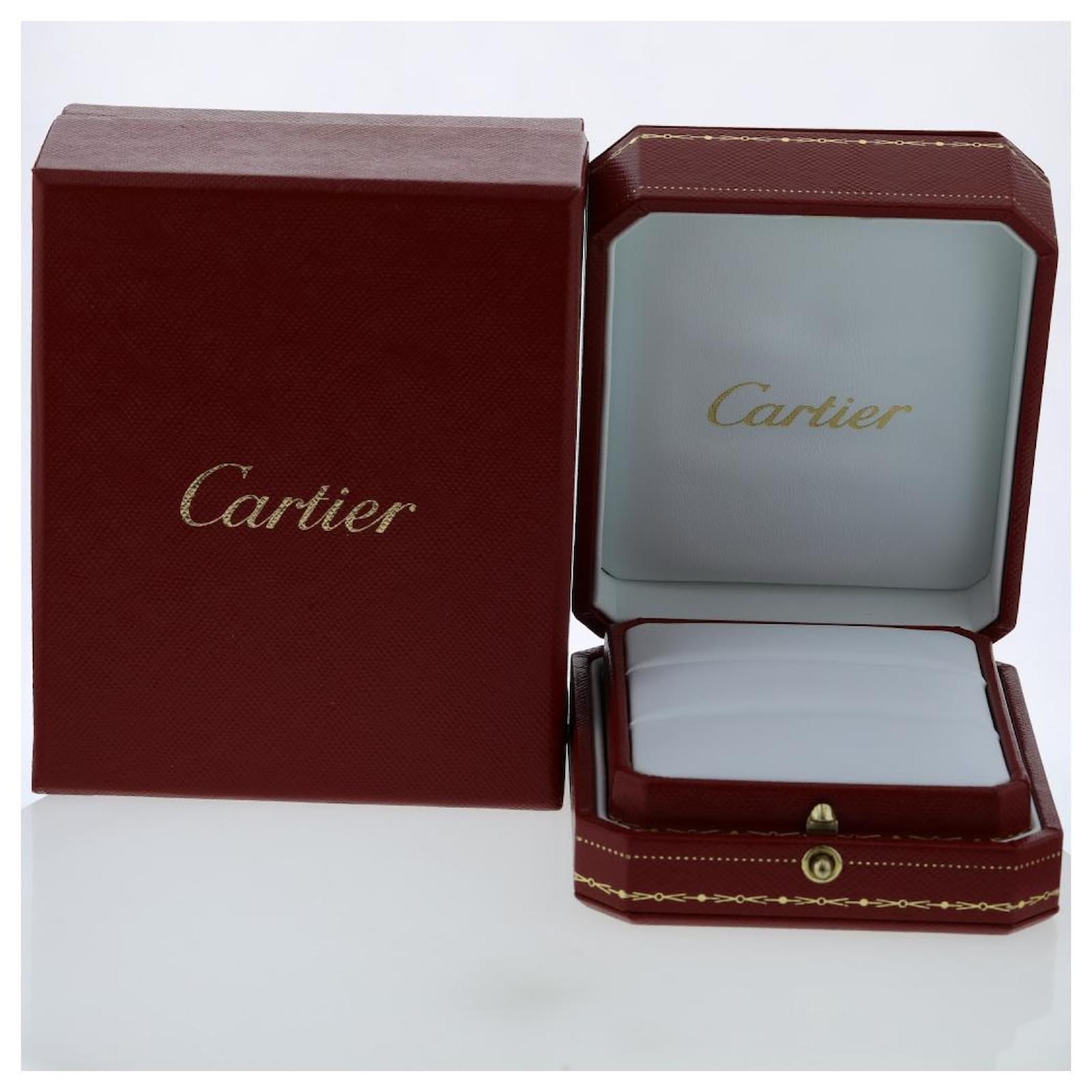 Cartier 1895 Bague de mariage en diamant Métal Argenté ref.802744 ...