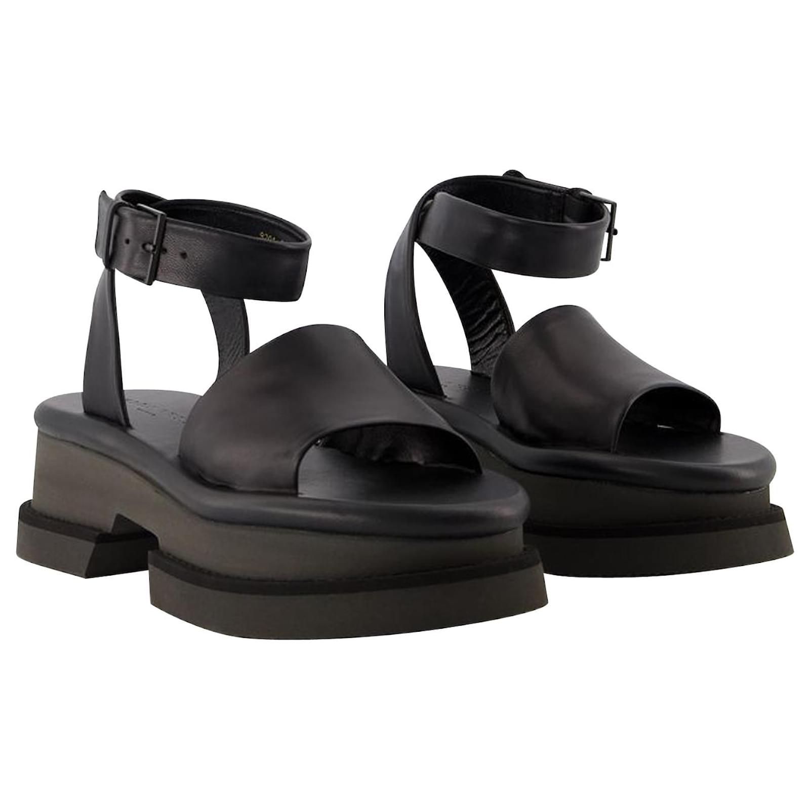 Robert Clergerie Sandales Filate - Clergerie - Noir - Cuir ref.803360 ...