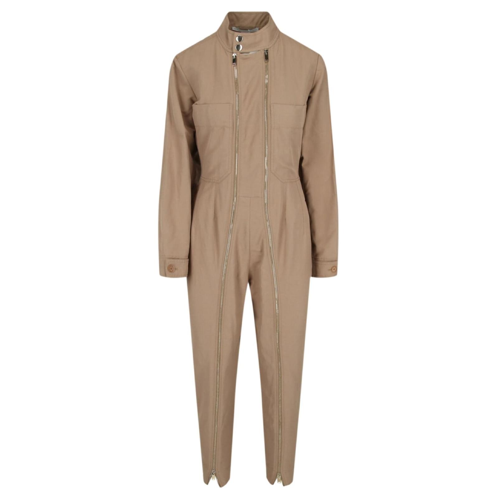 Stella Mc Cartney Stella McCartney Alma Jumpsuit Beige ref.803698 ...