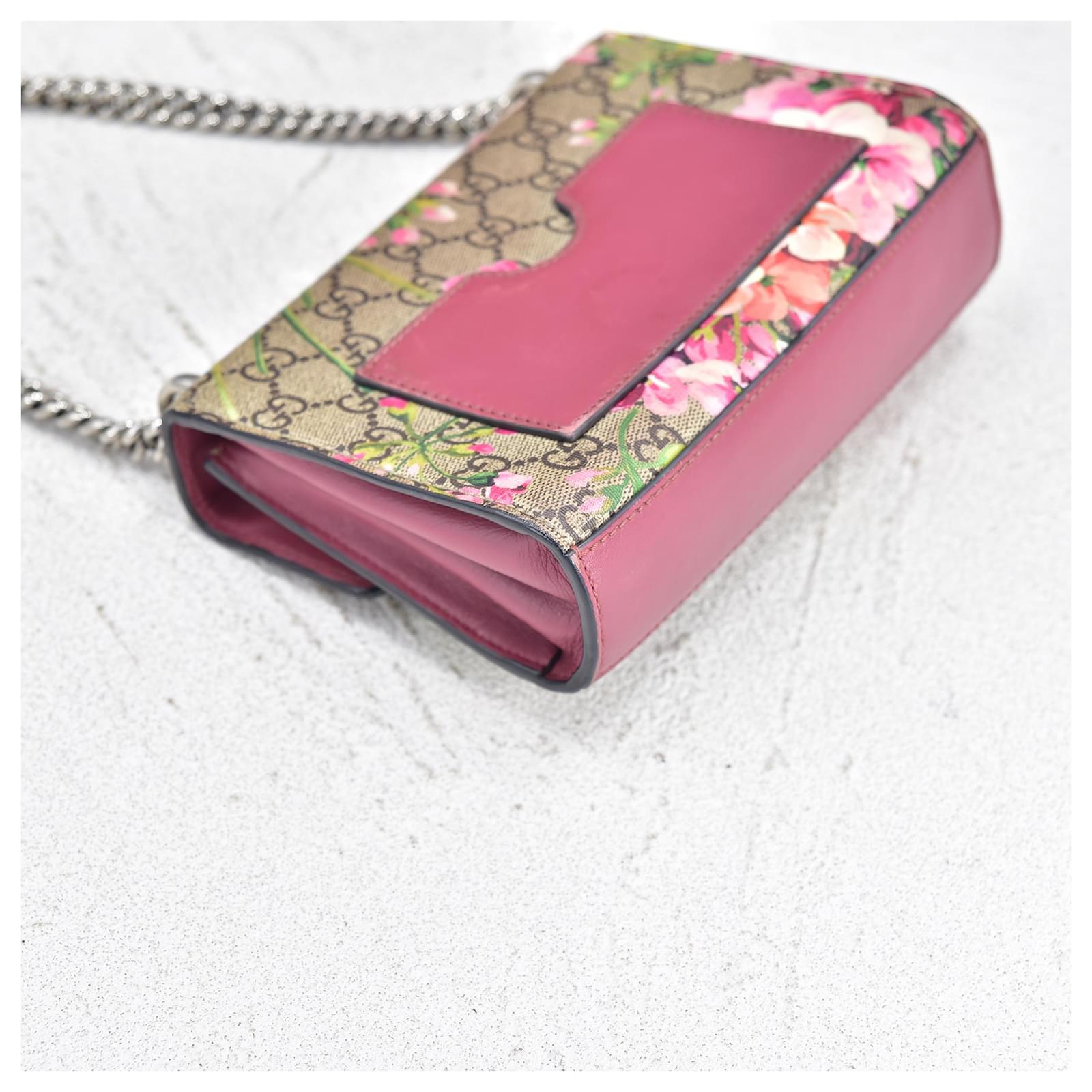 Gucci Flora Pink Leather ref.805547 - Joli Closet
