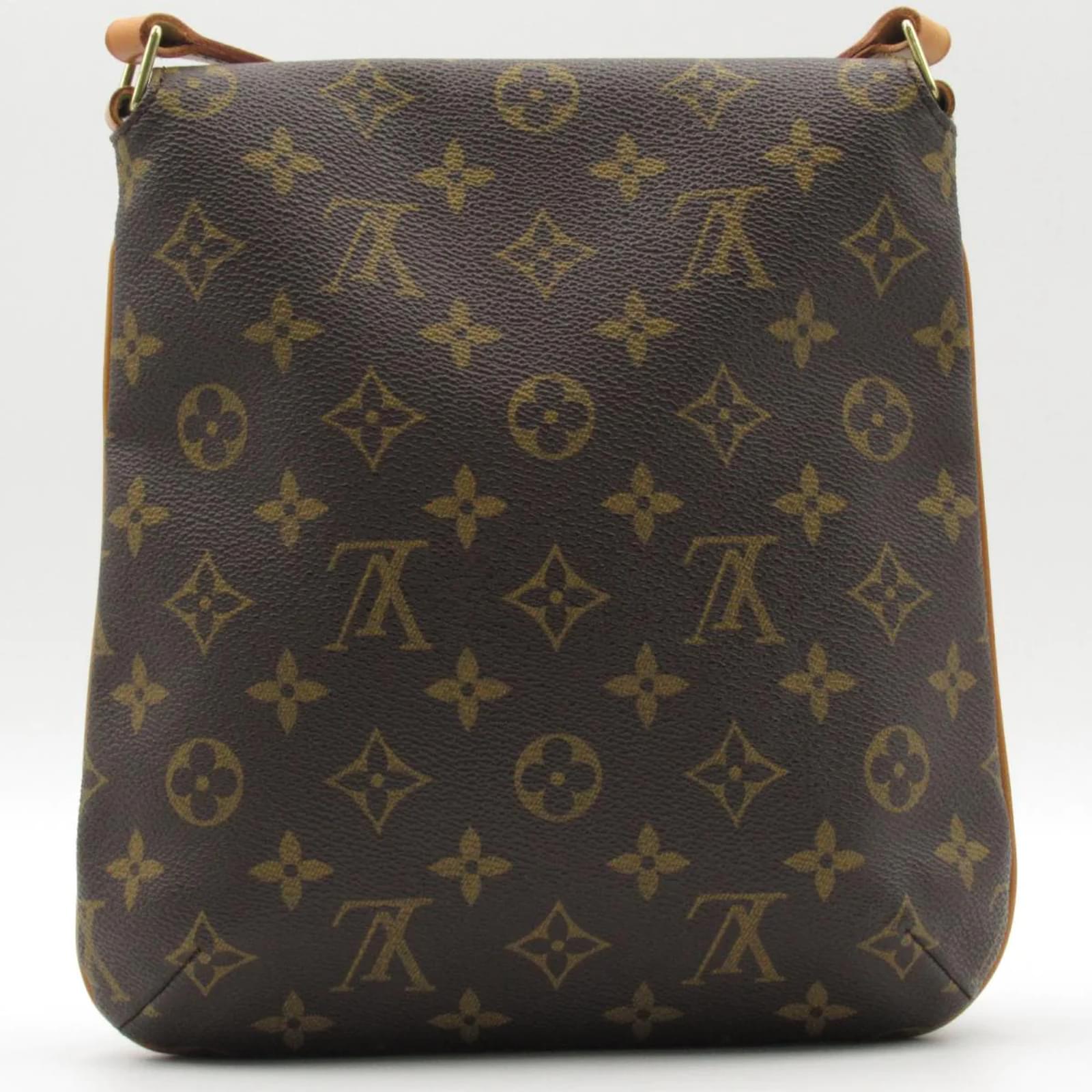 Louis Vuitton Monogramma Musette Salsa M51258 Marrone Tela ref.806234 ...