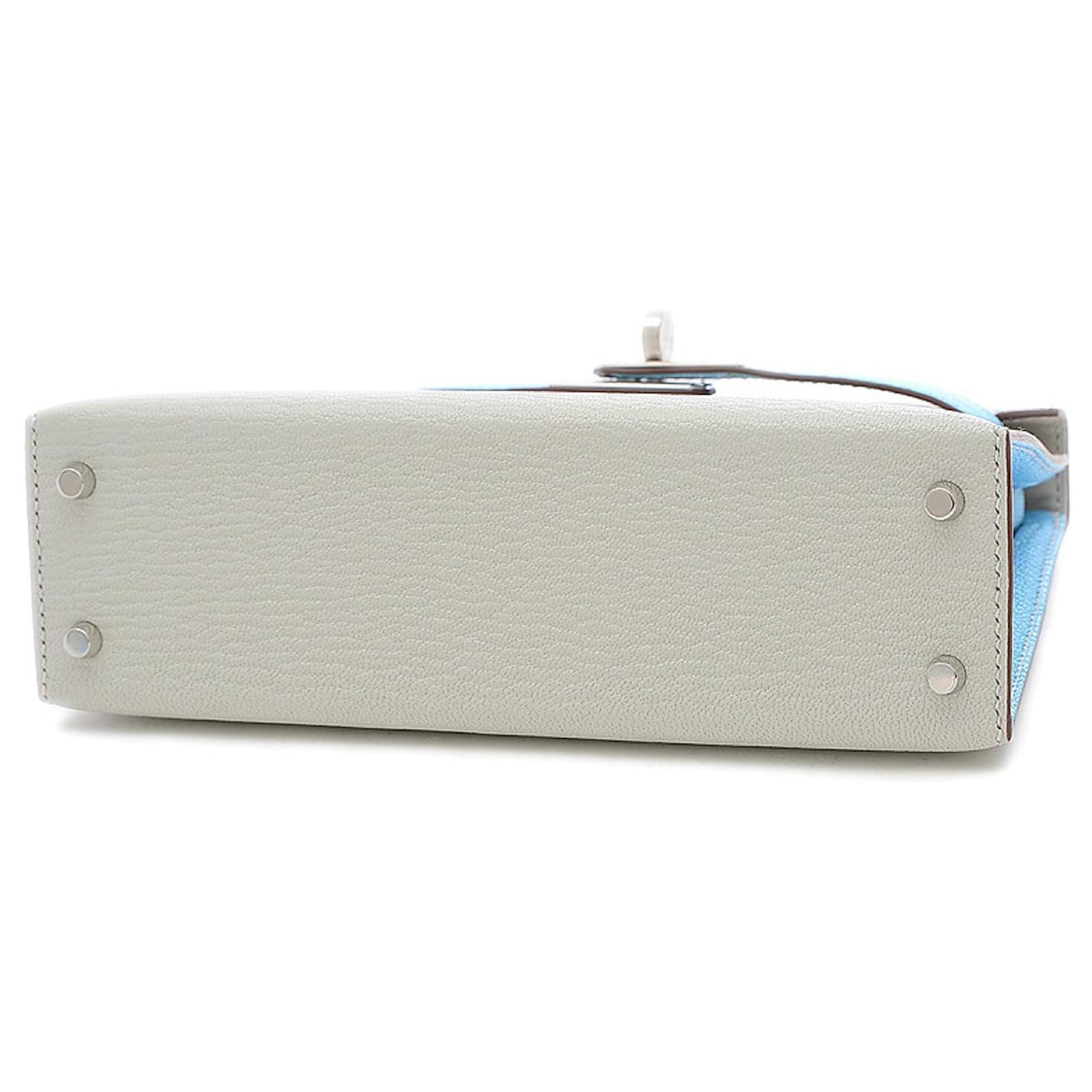 Hermès hermes kelly Light blue Leather ref.808498 - Joli Closet