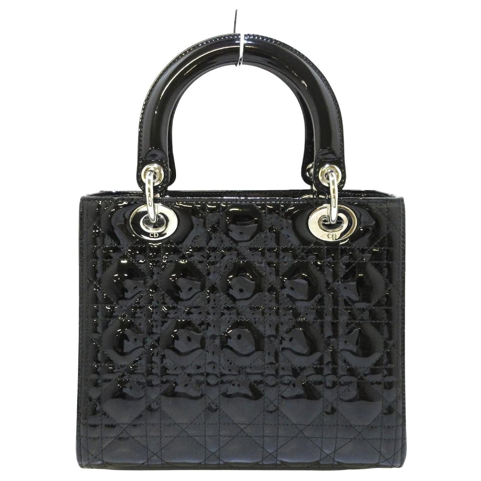 Dior Lady Dior Black Patent leather ref.808503 - Joli Closet