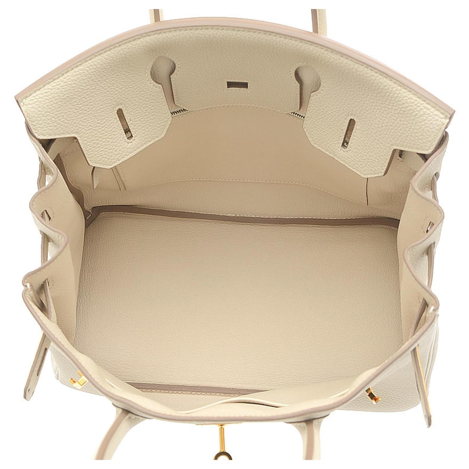 Hermès Birkin 30 Cream Leather ref.808581 - Joli Closet