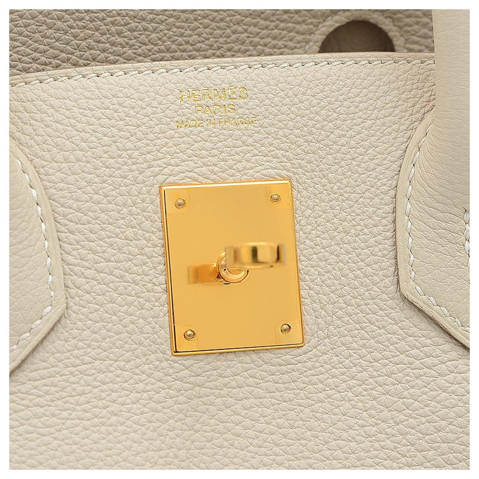 Hermès Birkin 30 Cream Leather ref.808581 - Joli Closet