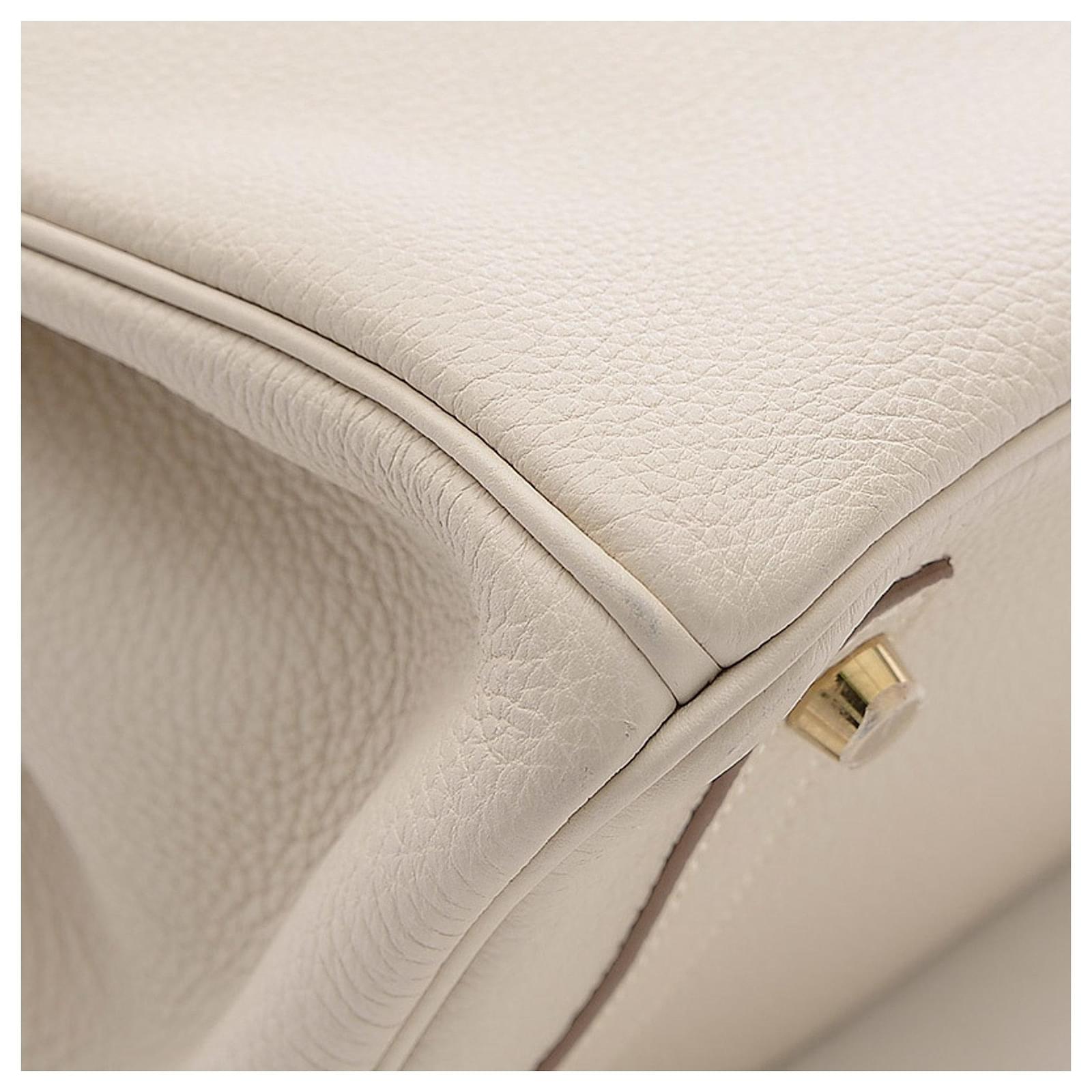 Hermès Birkin 30 Cream Leather ref.808581 - Joli Closet