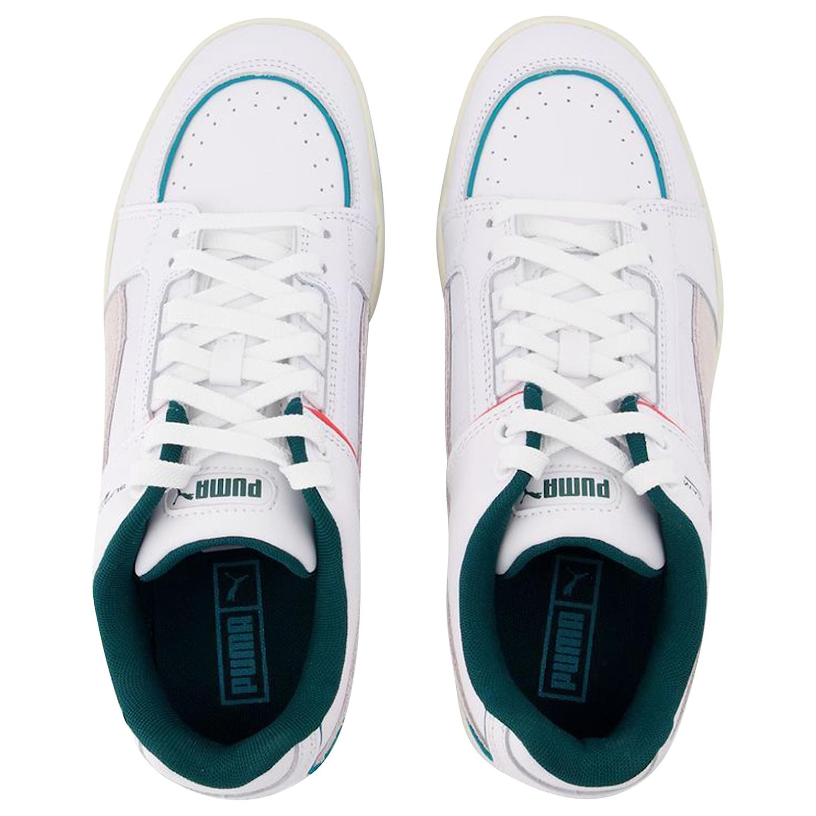 Puma Slipstream Retro Sum in White and Blue Leather Multiple colors ref ...