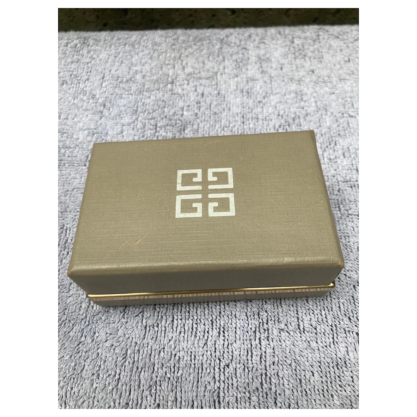 Vintage Givenchy cufflinks like new in original box Gold hardware Gold ...