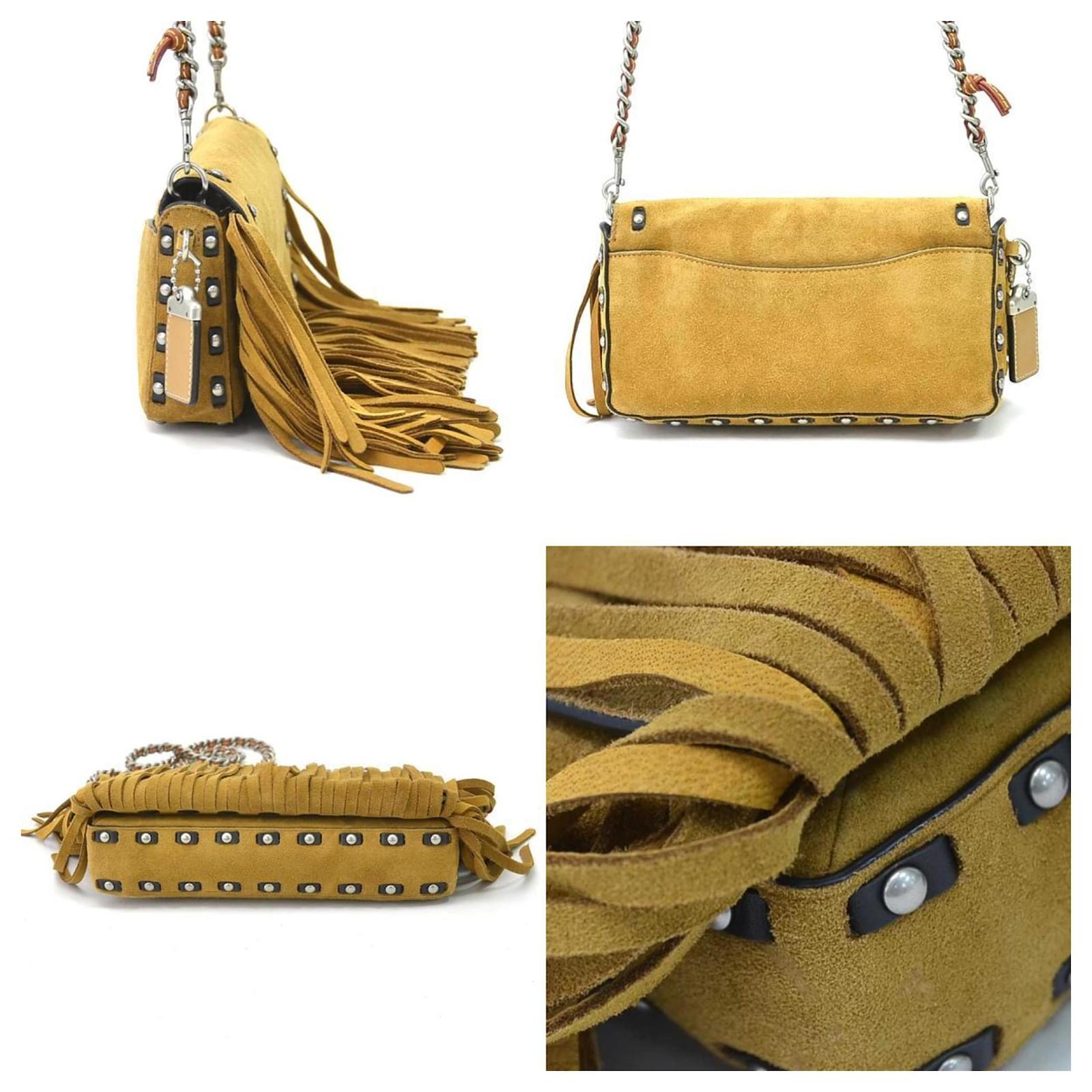 Coach Brown Suede ref.809852 - Joli Closet