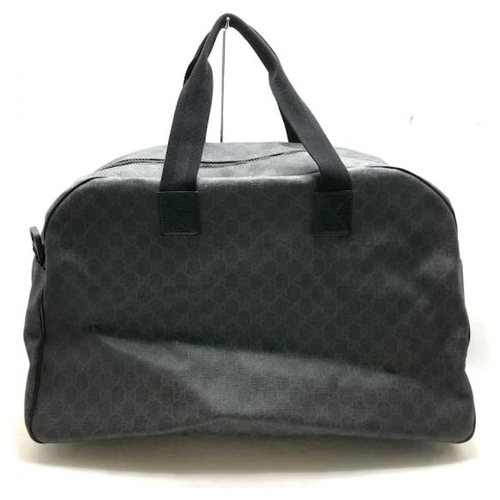 Gucci GG Plus GG Supreme Grey Dark grey Plastic ref.813169 - Joli Closet