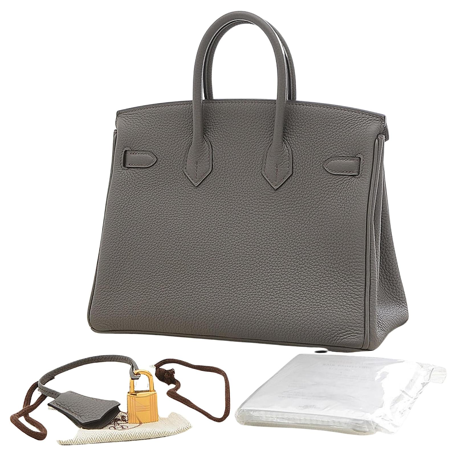Hermès Birkin 25 Grey Leather ref.815336 - Joli Closet