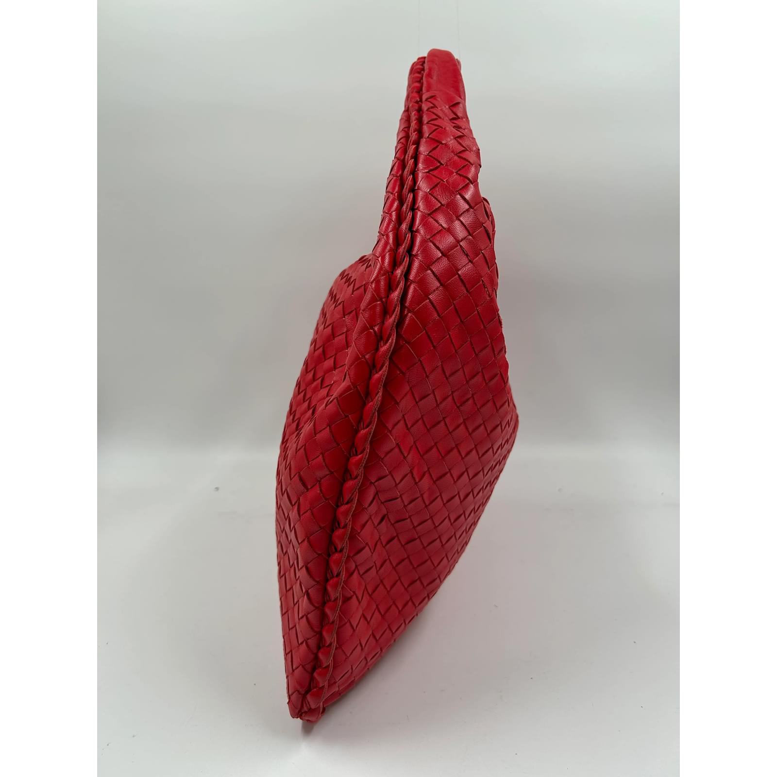Bottega Veneta Red leather Large Veneta ref.816000 - Joli Closet