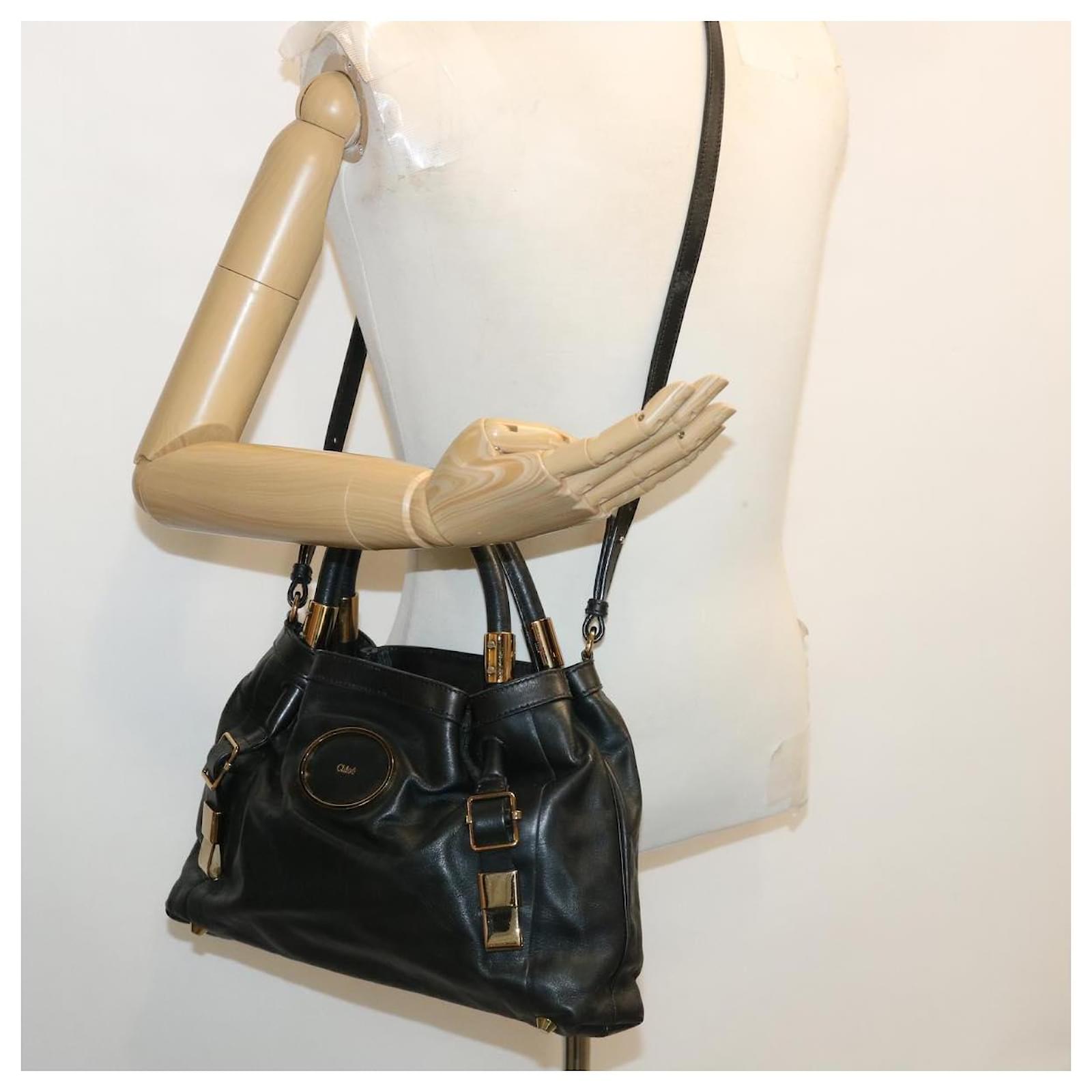 Chloé Victoria Cuir Noir ref.816382 - Joli Closet