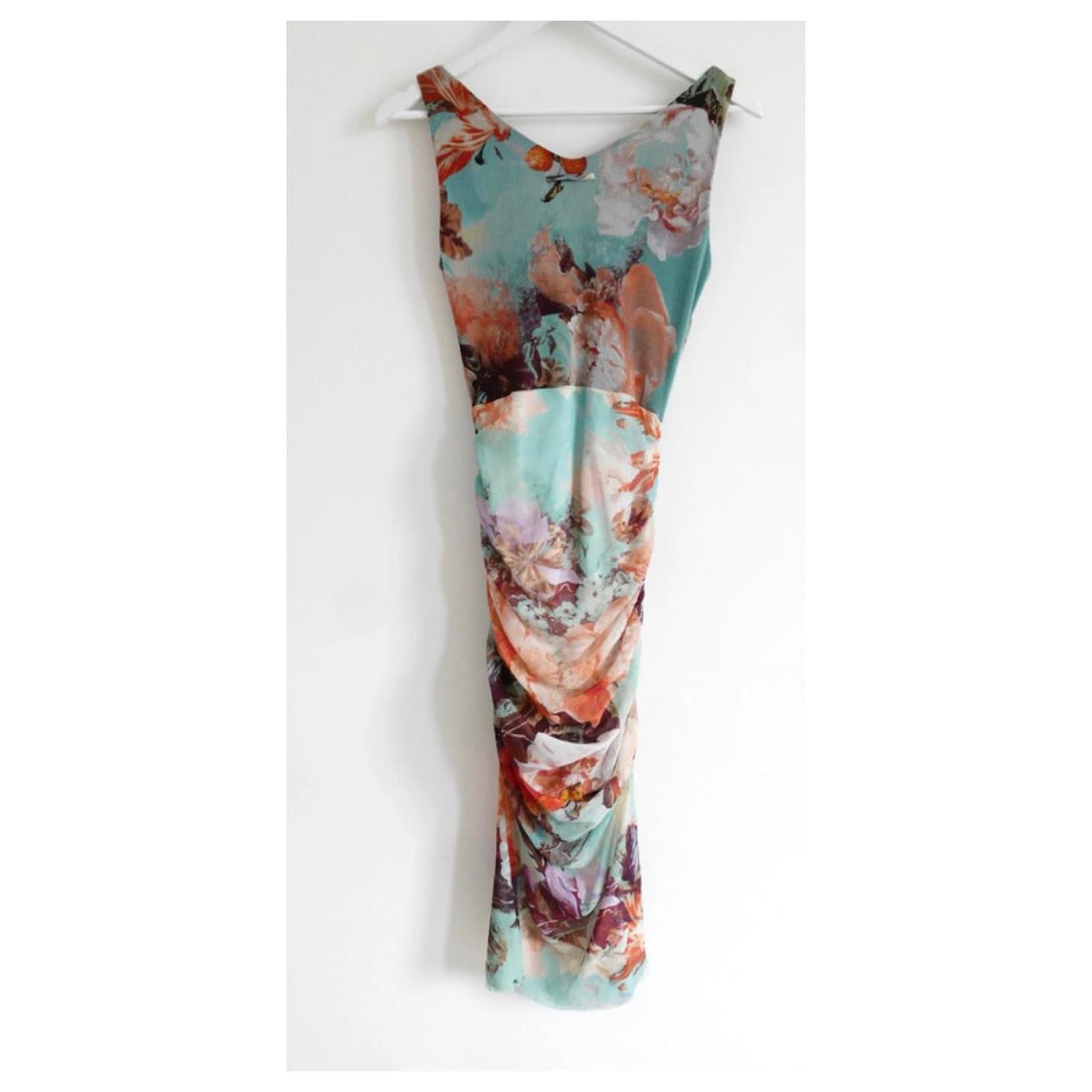 Jean Paul Gaultier robe en résille rose vintage Polyamide Multicolore ...